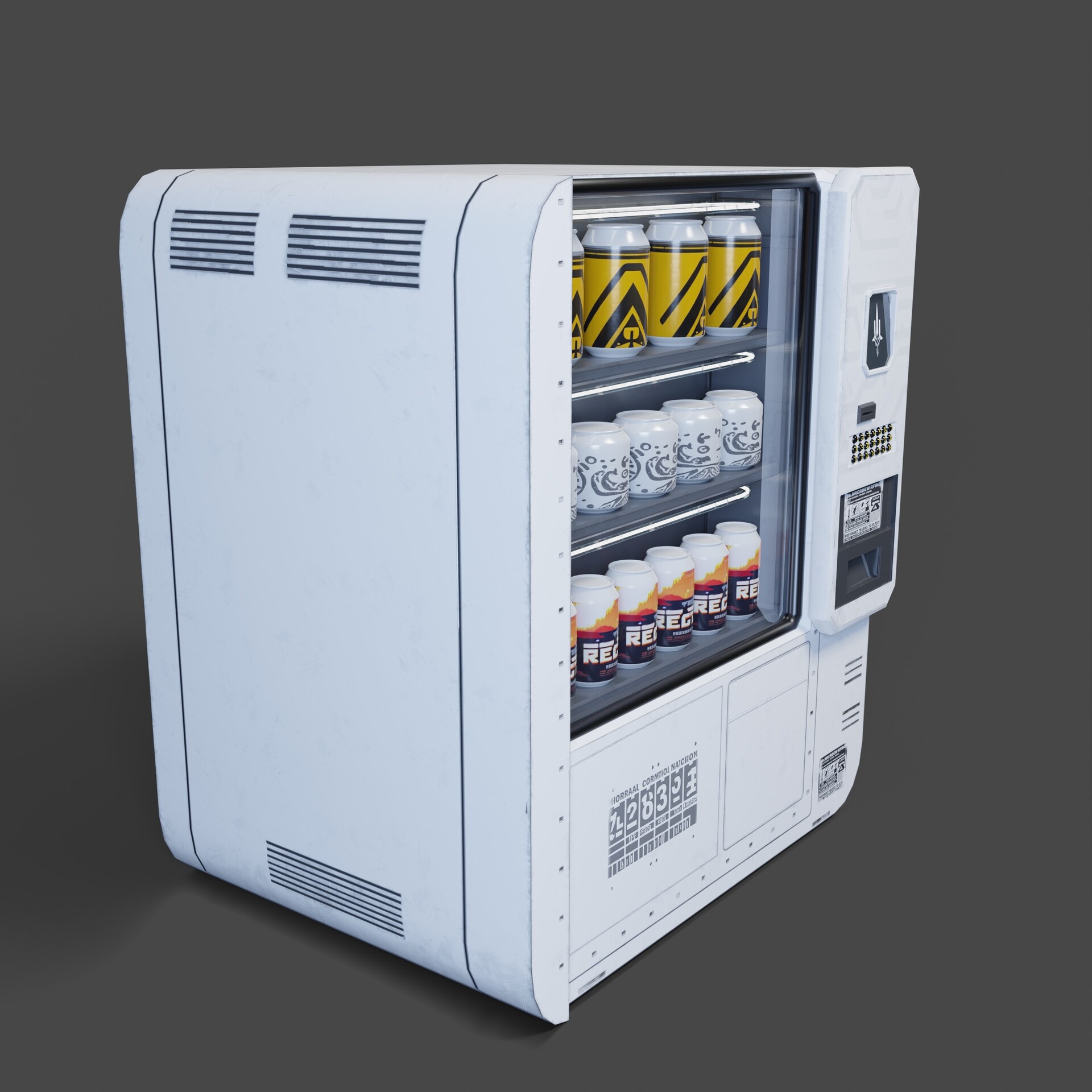 Angel Saavedra - vending machine