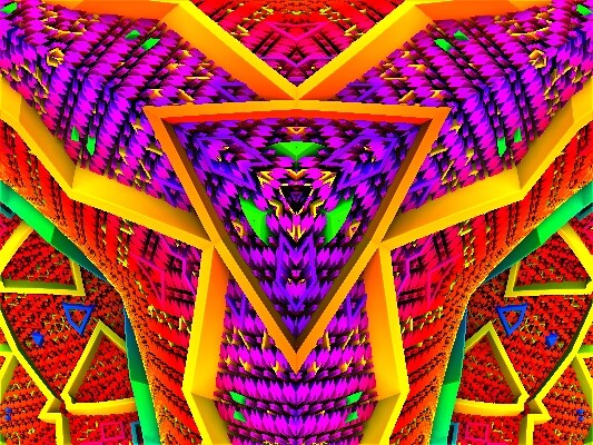 ArtStation - Triangle fractal 30