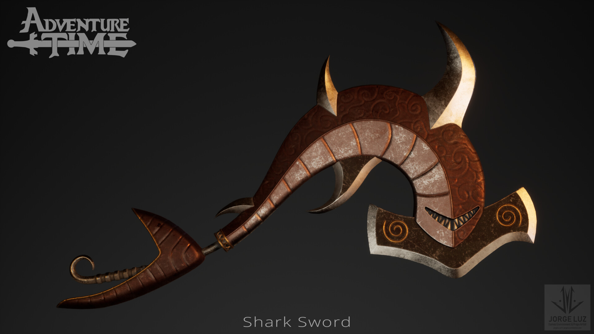 Jorge Luz - Adventure Time Swords as Dark Fantasy Game Weapons