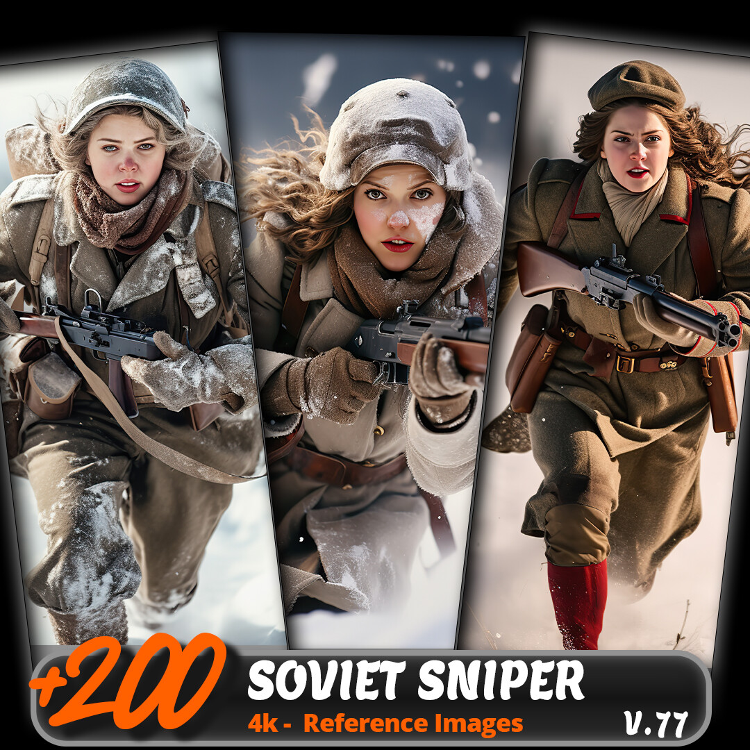 ArtStation - SOVIET SNIPER VOL. 77/ 4K/ Reference Image
