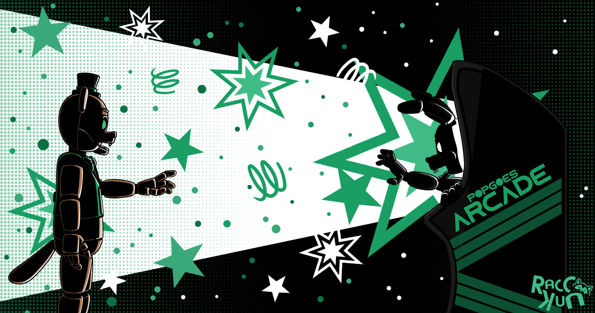 ArtStation - Popgoes Arcade Fan Art +alts