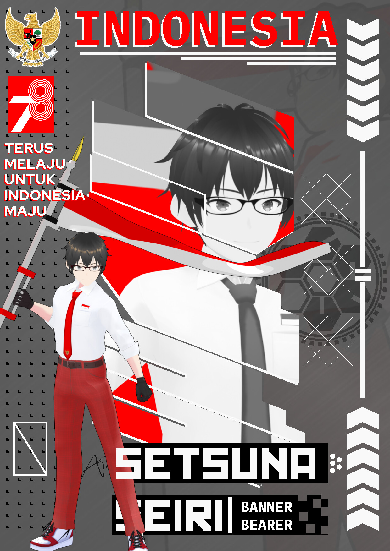Setsuna Seiri - Happy Independence Day Indonesia