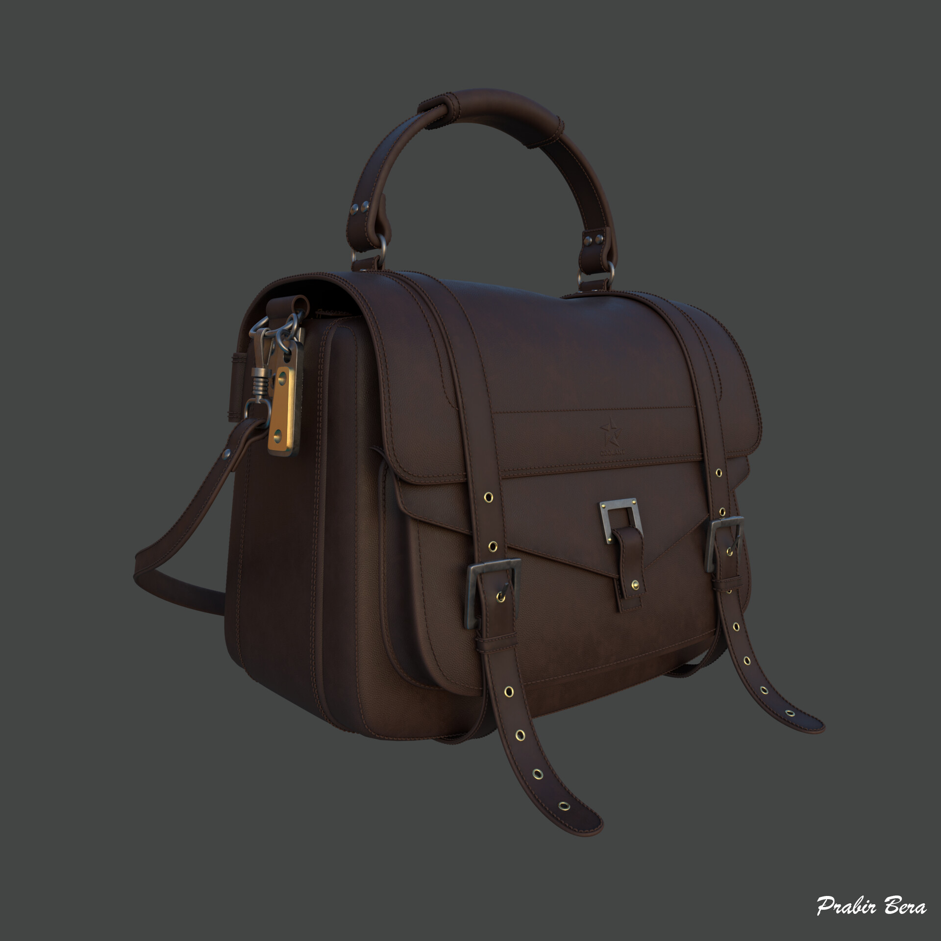 ArtStation - Leather Bag