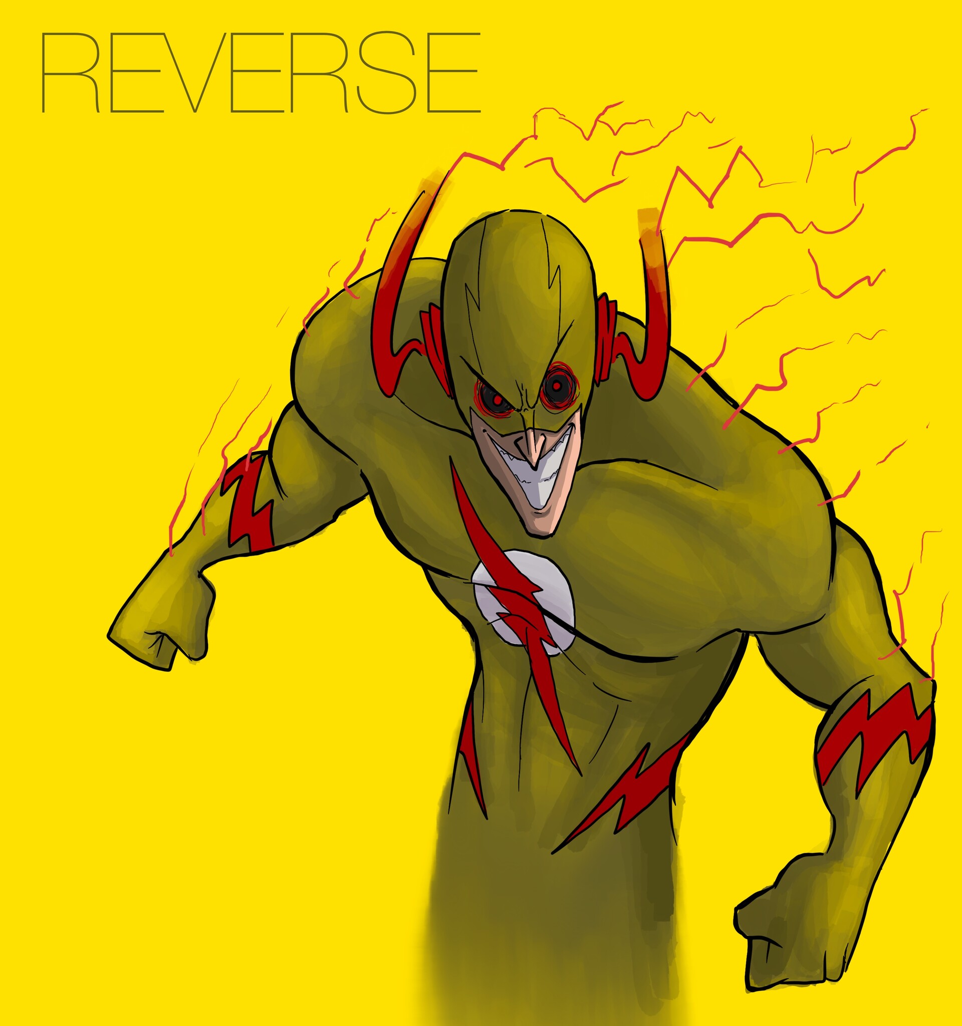 ArtStation - Reverse Flash ⚡️🔴