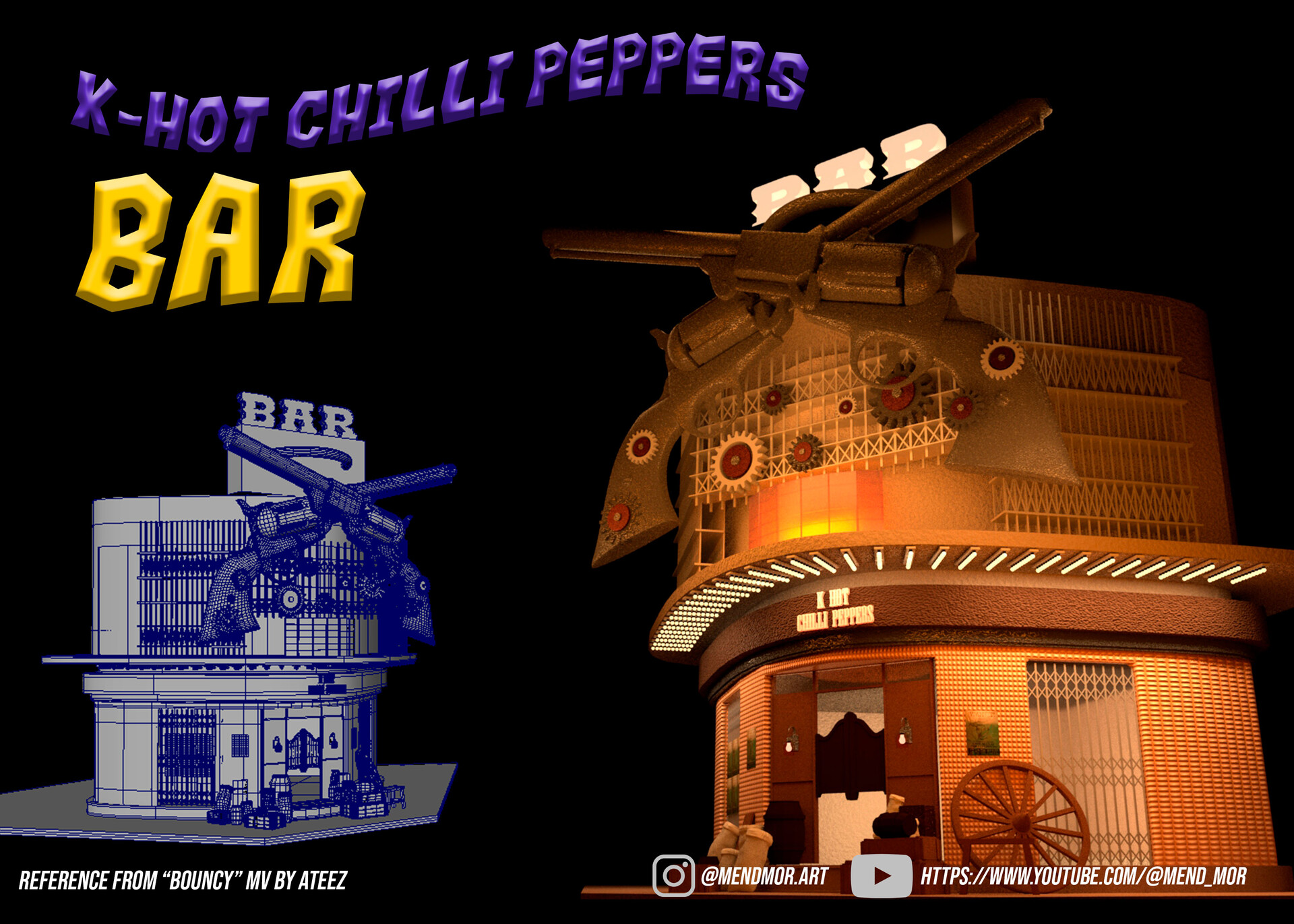 ArtStation - RENDER | K-HOT CHILLI PEPPERS