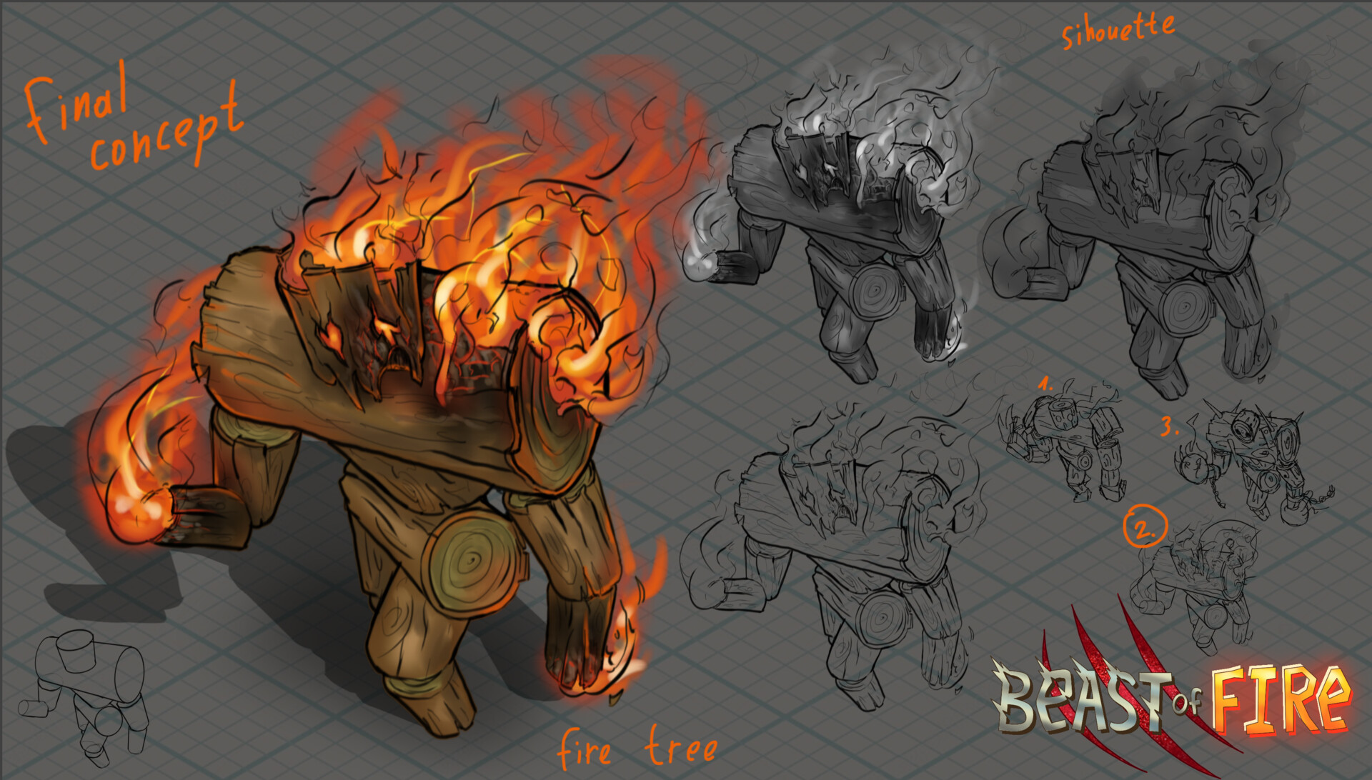 ArtStation - Fire Tree (Beast of Fire)