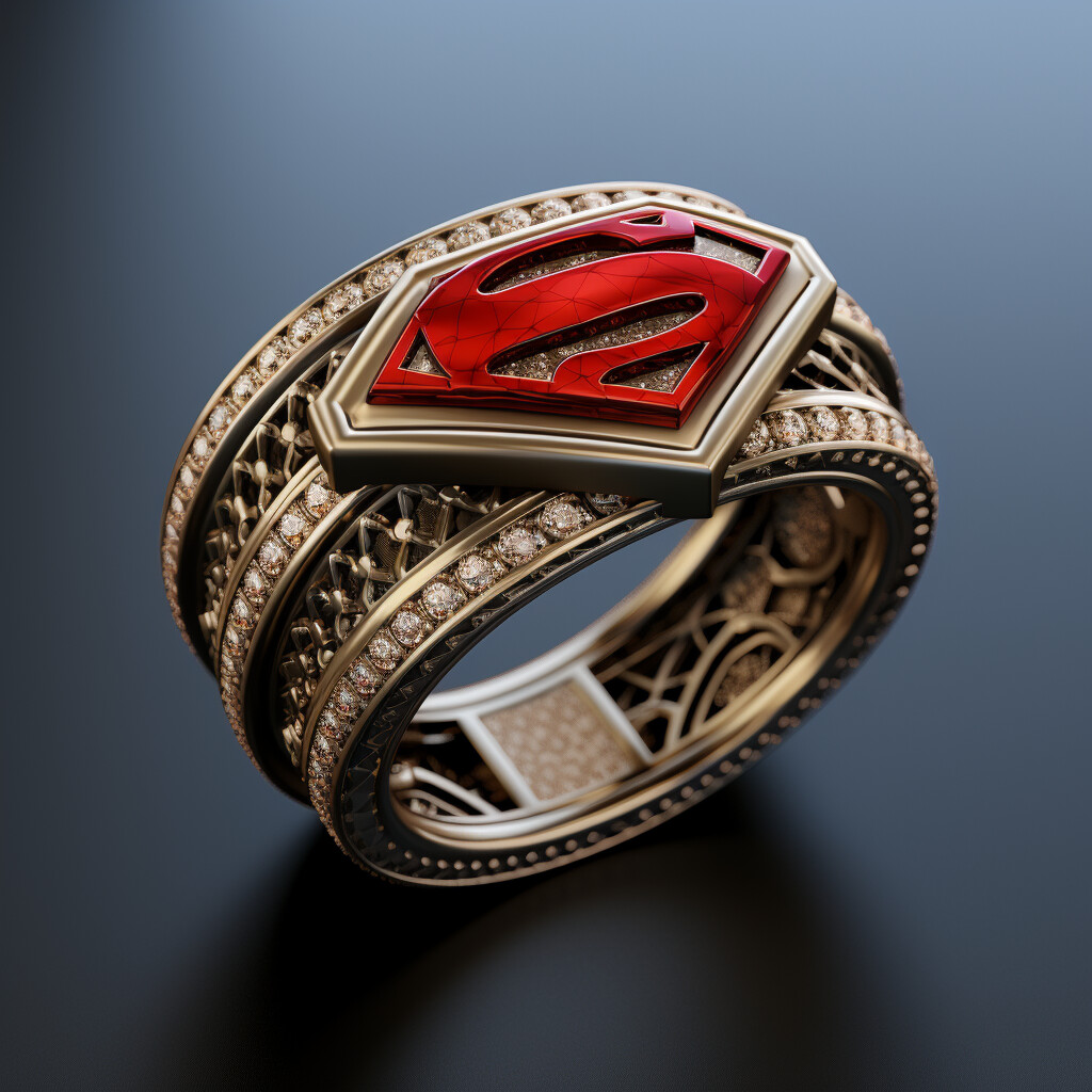ArtStation - hollywood Character Logo Ring