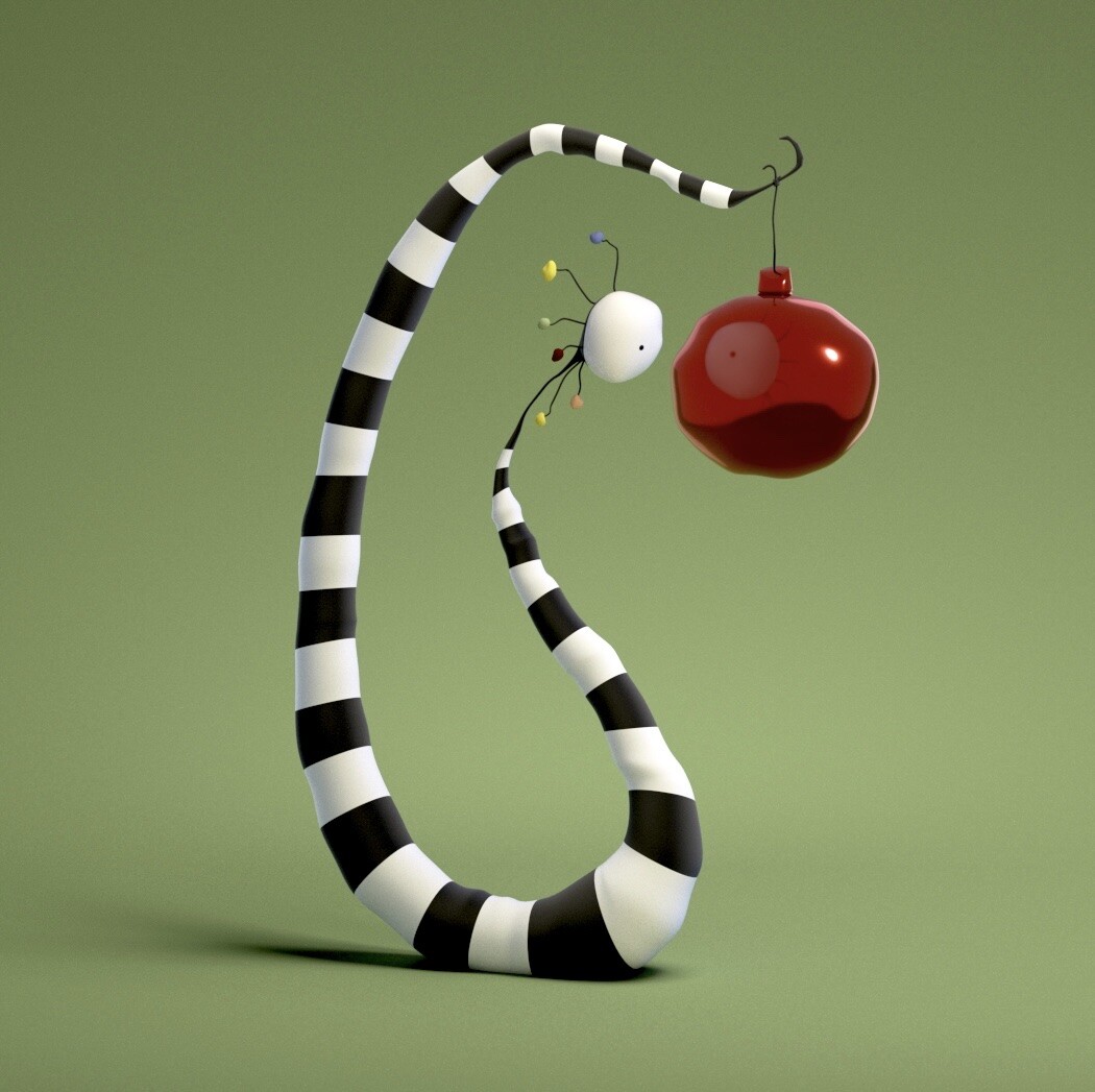 ArtStation - Model based on Tim Burton sketch