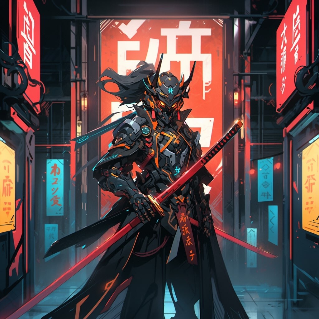 Dominic TT - Cyber Samurai (Tale+Prompt)