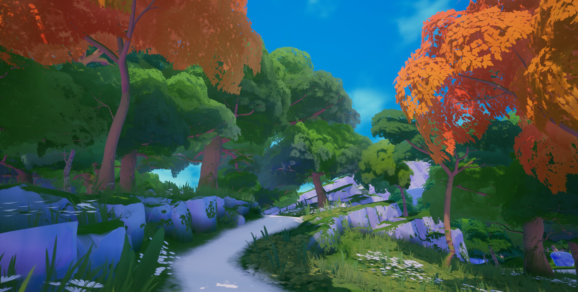 ArtStation - Stylized Environment scene