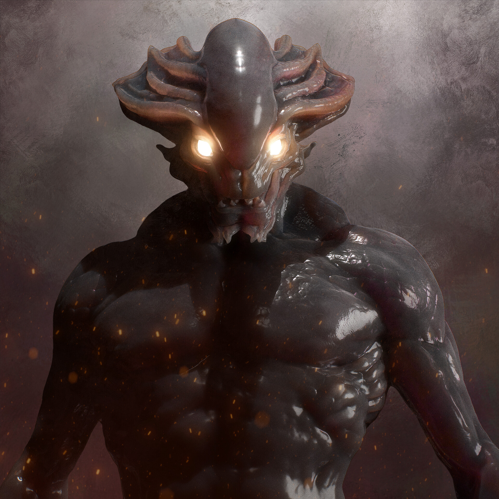 ArtStation - Creature Concept - Drake alien