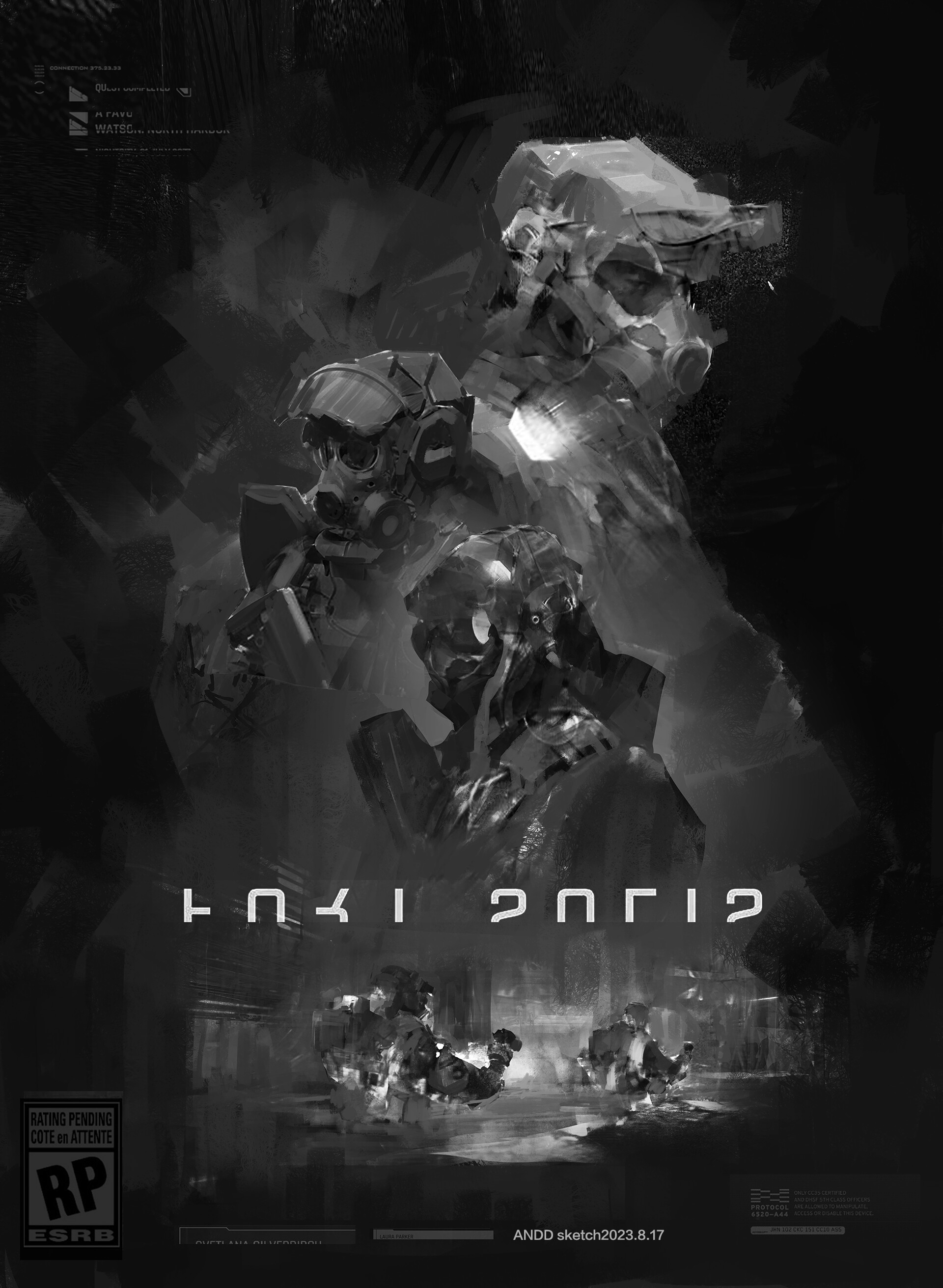 ArtStation - Poster sketch