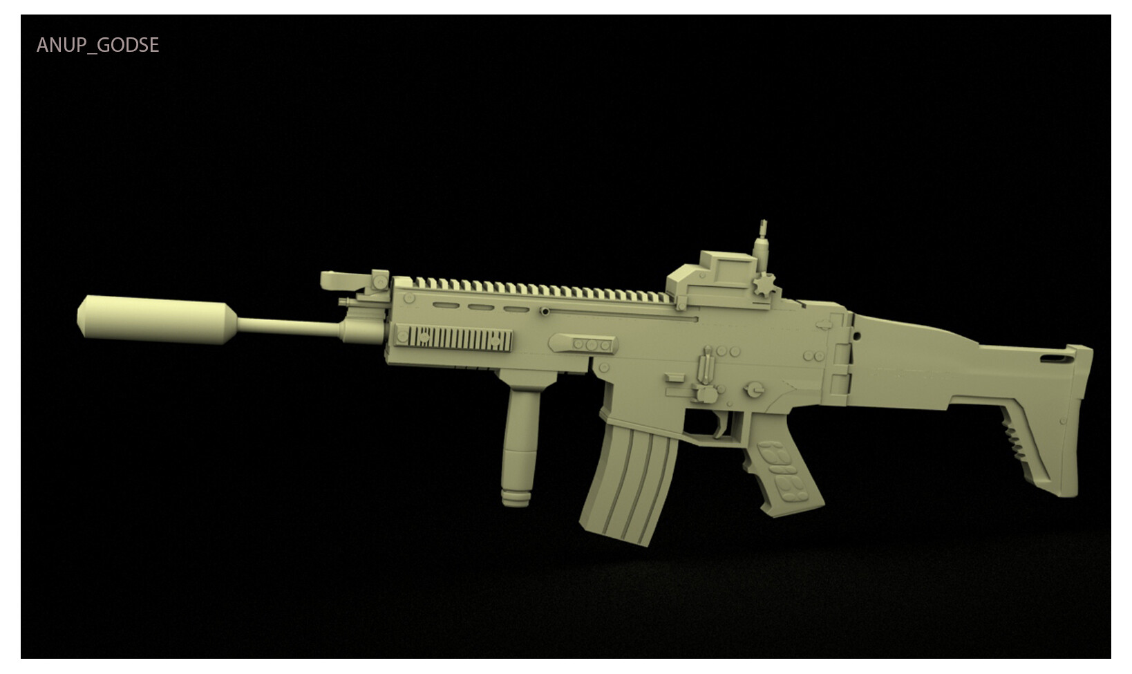 ArtStation - HARD_SURFACE_GUN