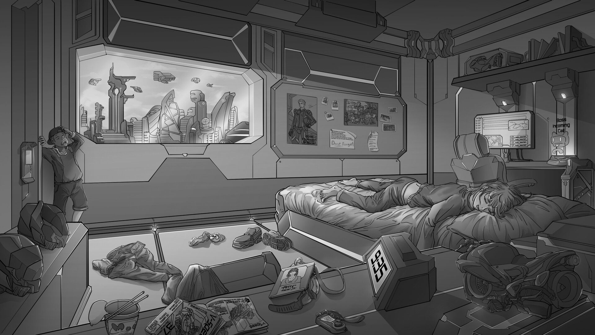 ArtStation - SkyBlaze Circuit: Slumber's racer