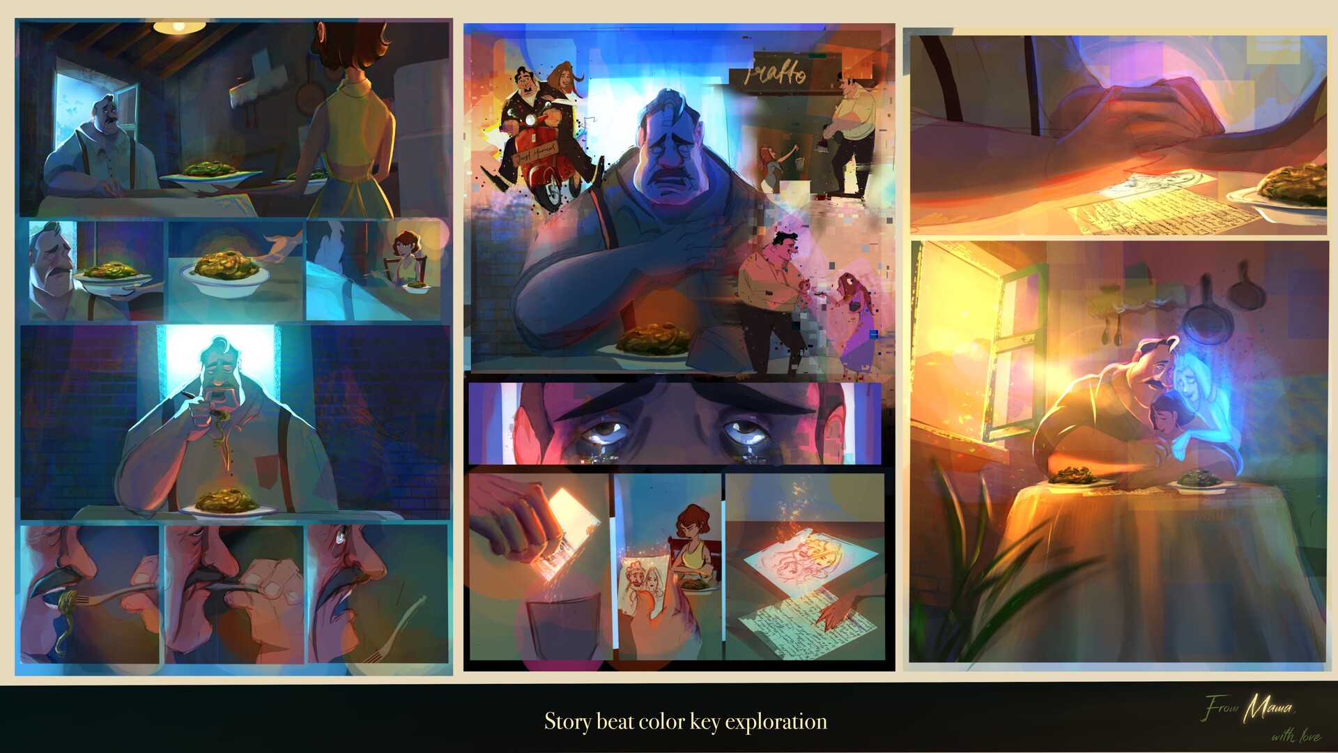 ArtStation - Story Beat Color Key Exploration