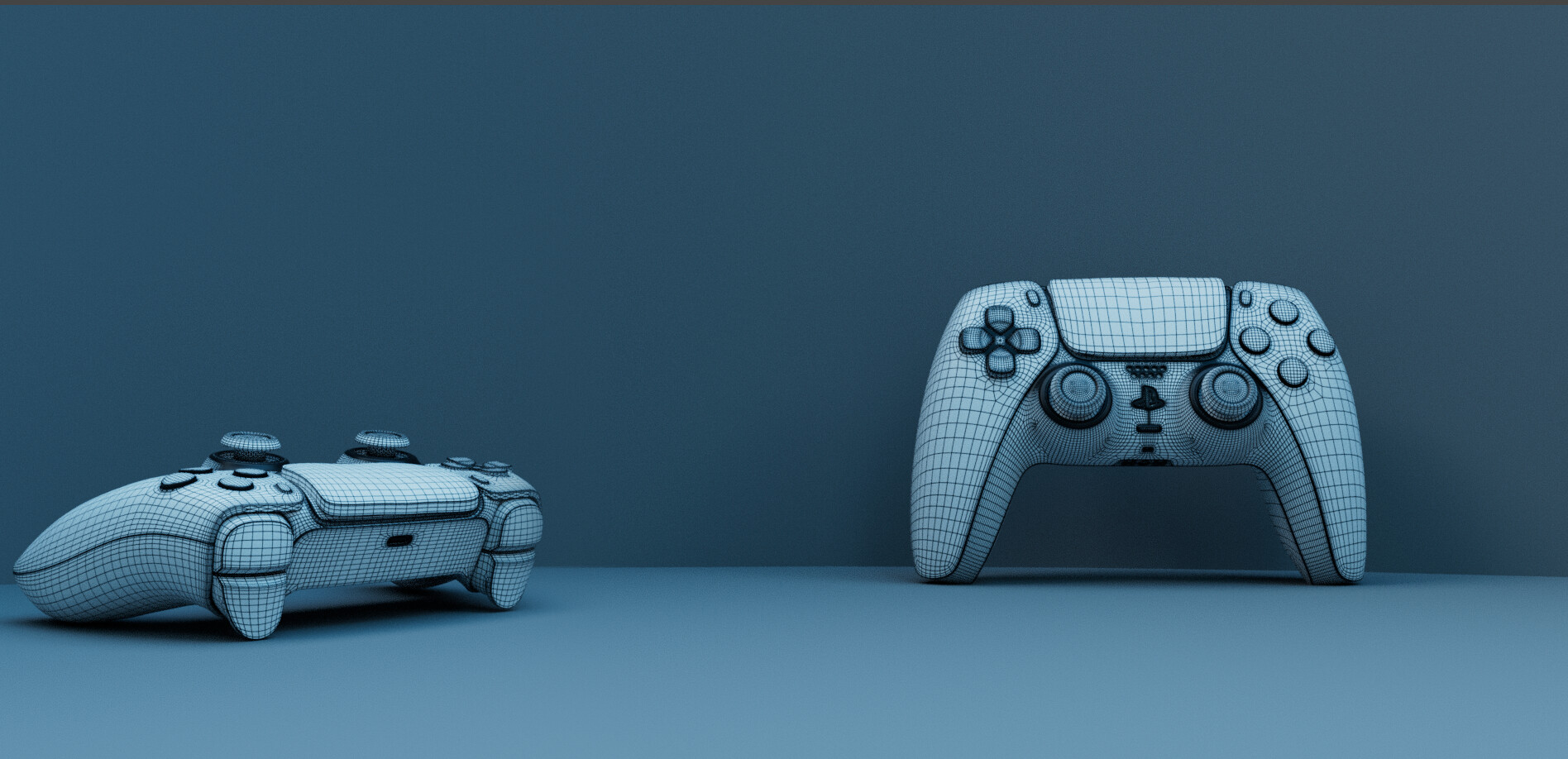 Mobius3D - Playstation 5 Dualsense Controller 3D Model