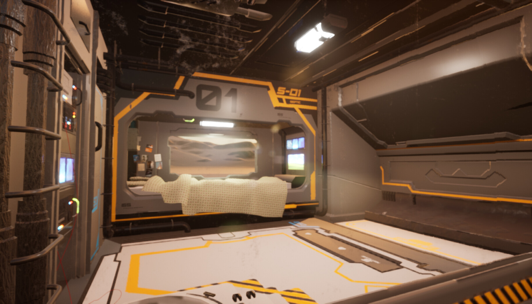 ArtStation - Sci-Fi Bedroom Environment