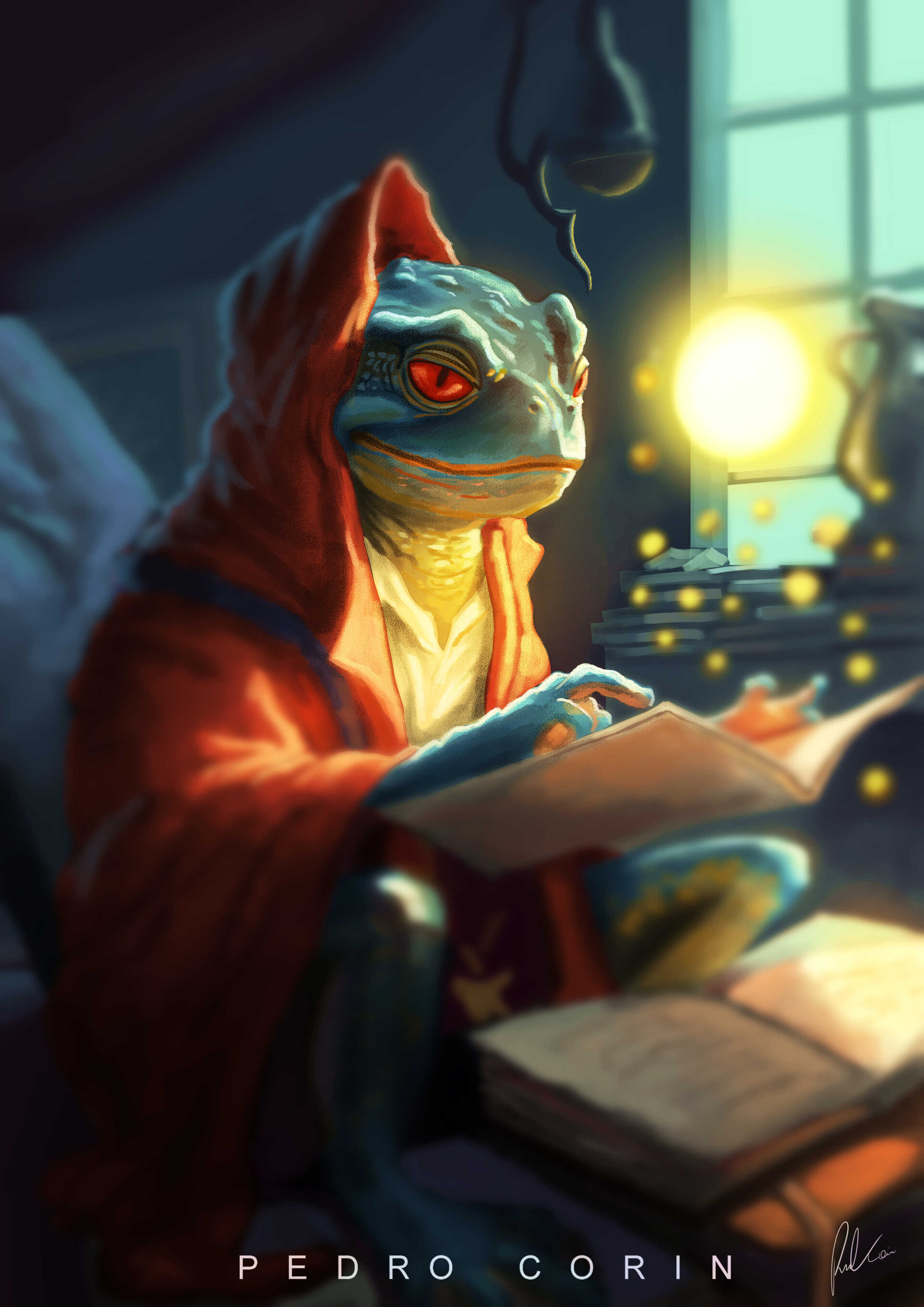 ArtStation - Zephyrus, the Wise Frog-mage