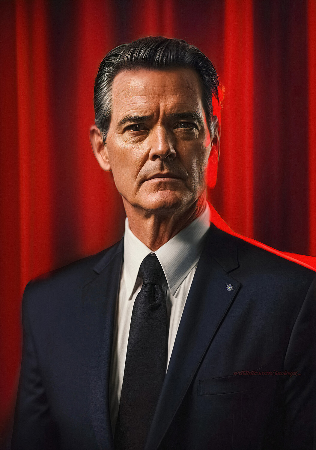 ArtStation - Agent Cooper - AI Remaster