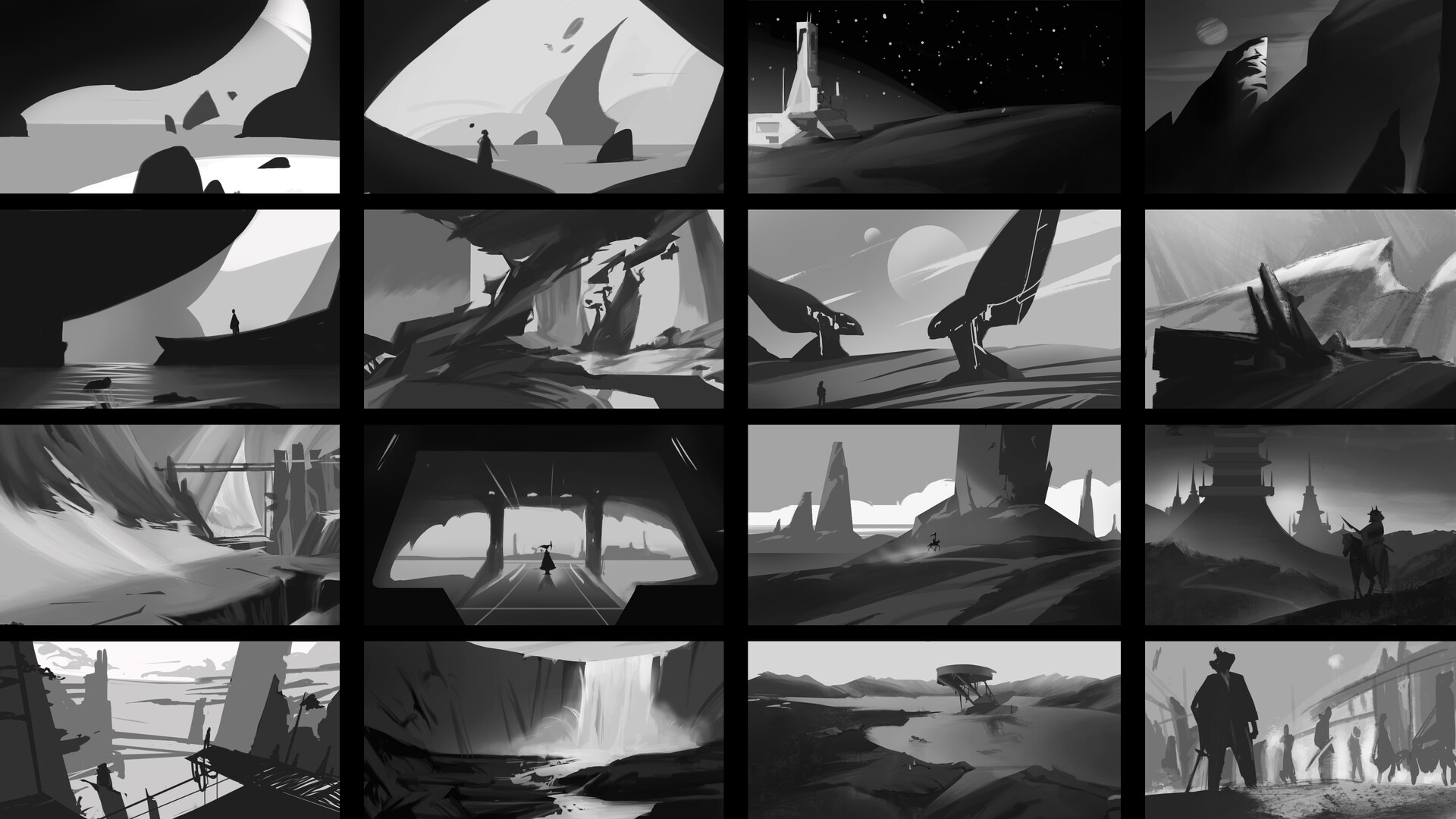 ArtStation - Environment Thumbnail studies