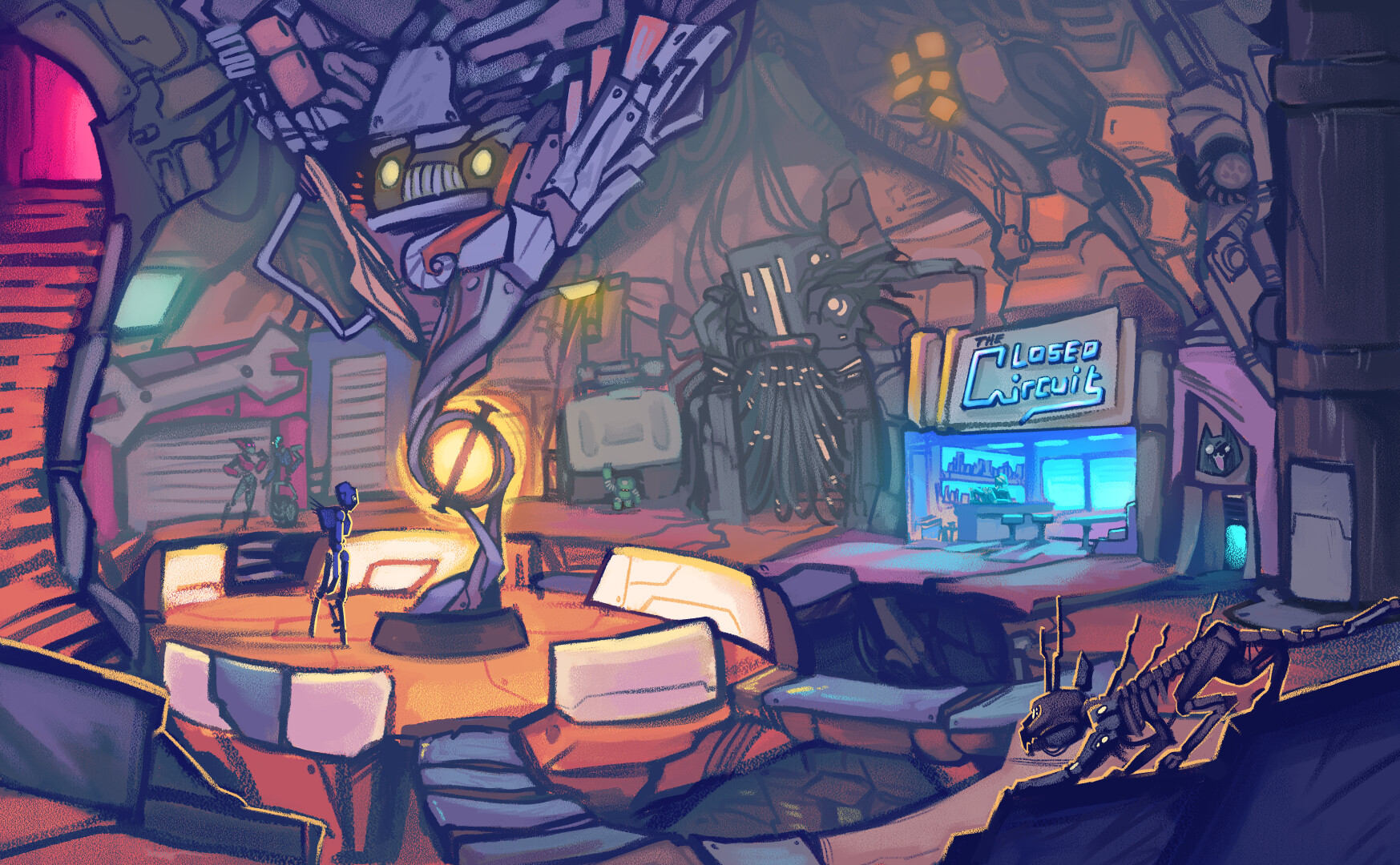 ArtStation - Terminus Phi Plaza