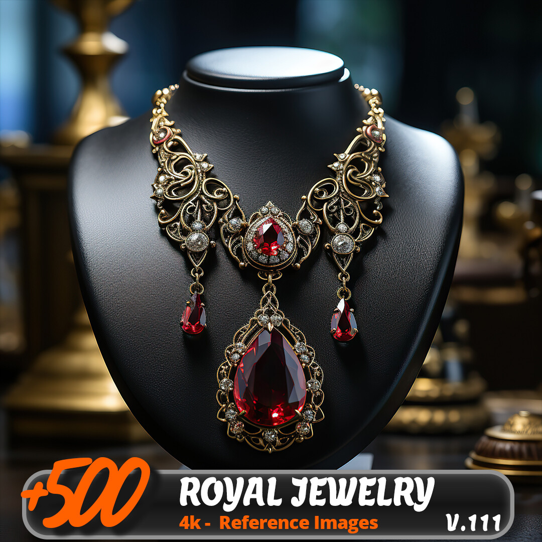 ArtStation - ROYAL JEWELRY VOL. 111/ 4K/ Reference Image