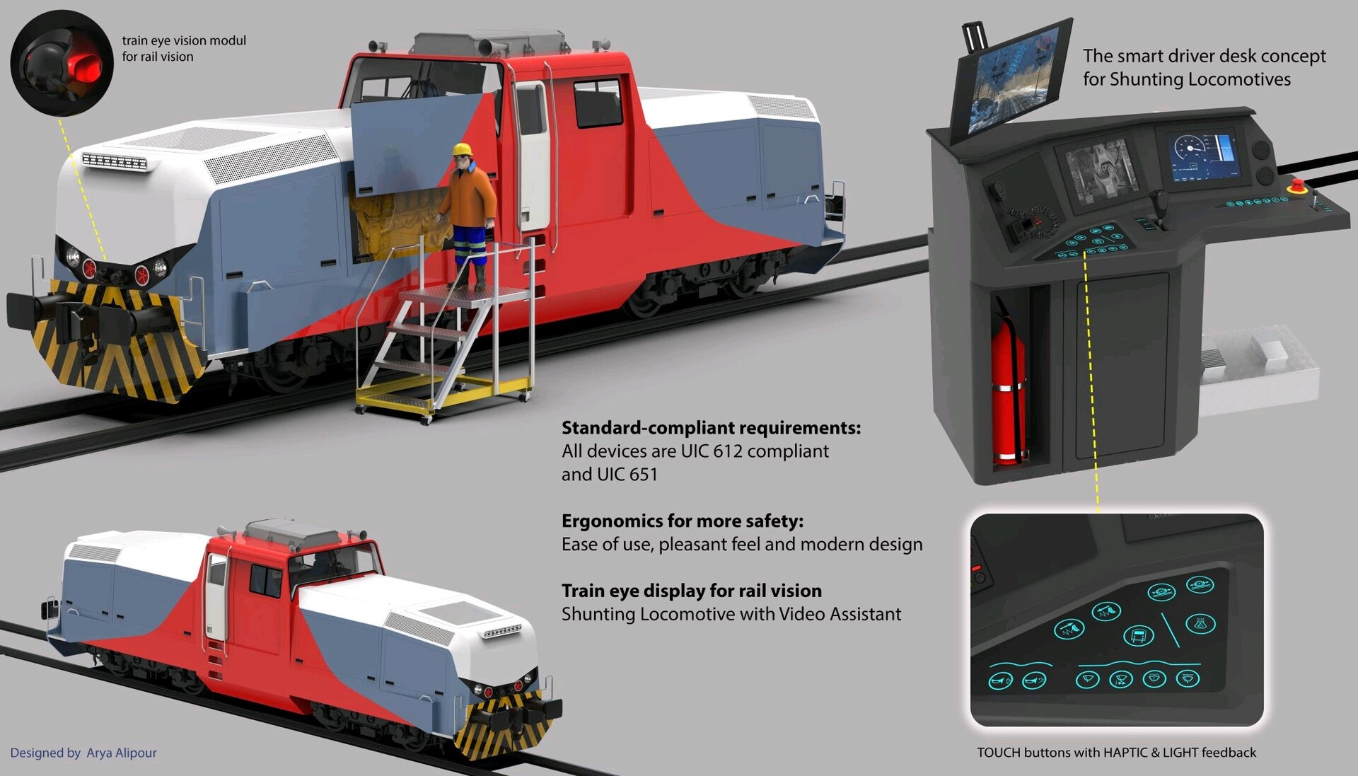 ArtStation - shunting locomotive