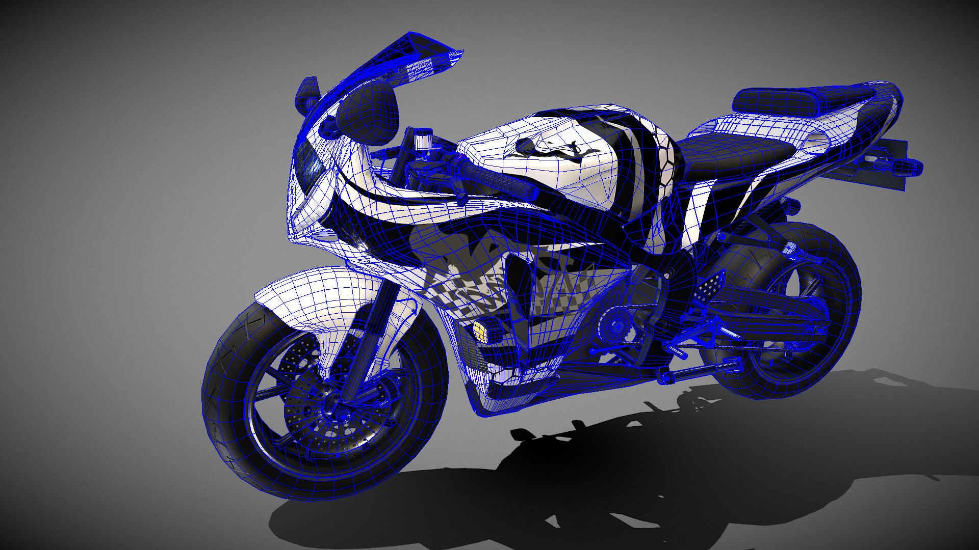 Pieter Ferreira - speed bike rigged fully animated