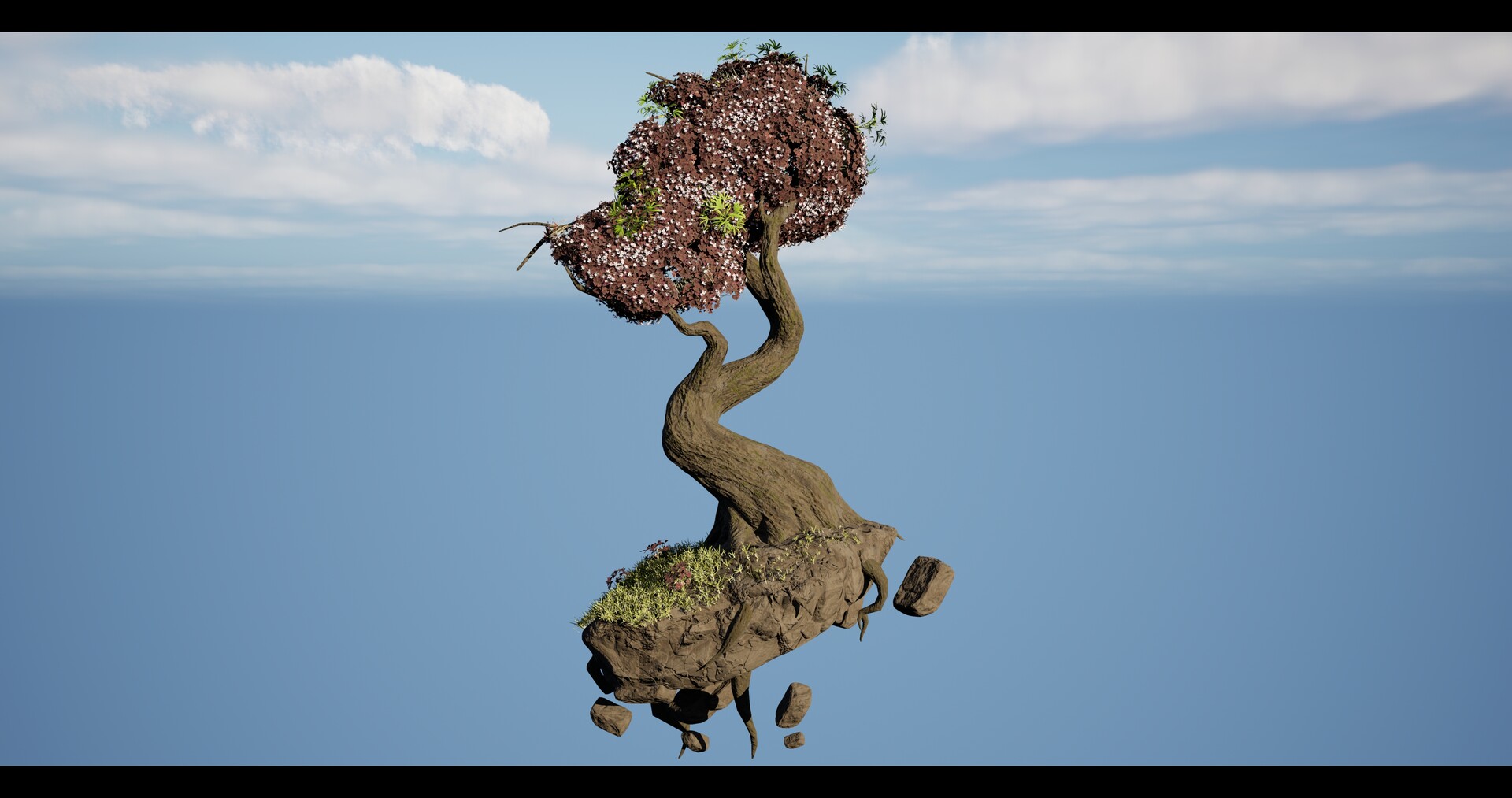 ArtStation - Floating Tree - 3D Model