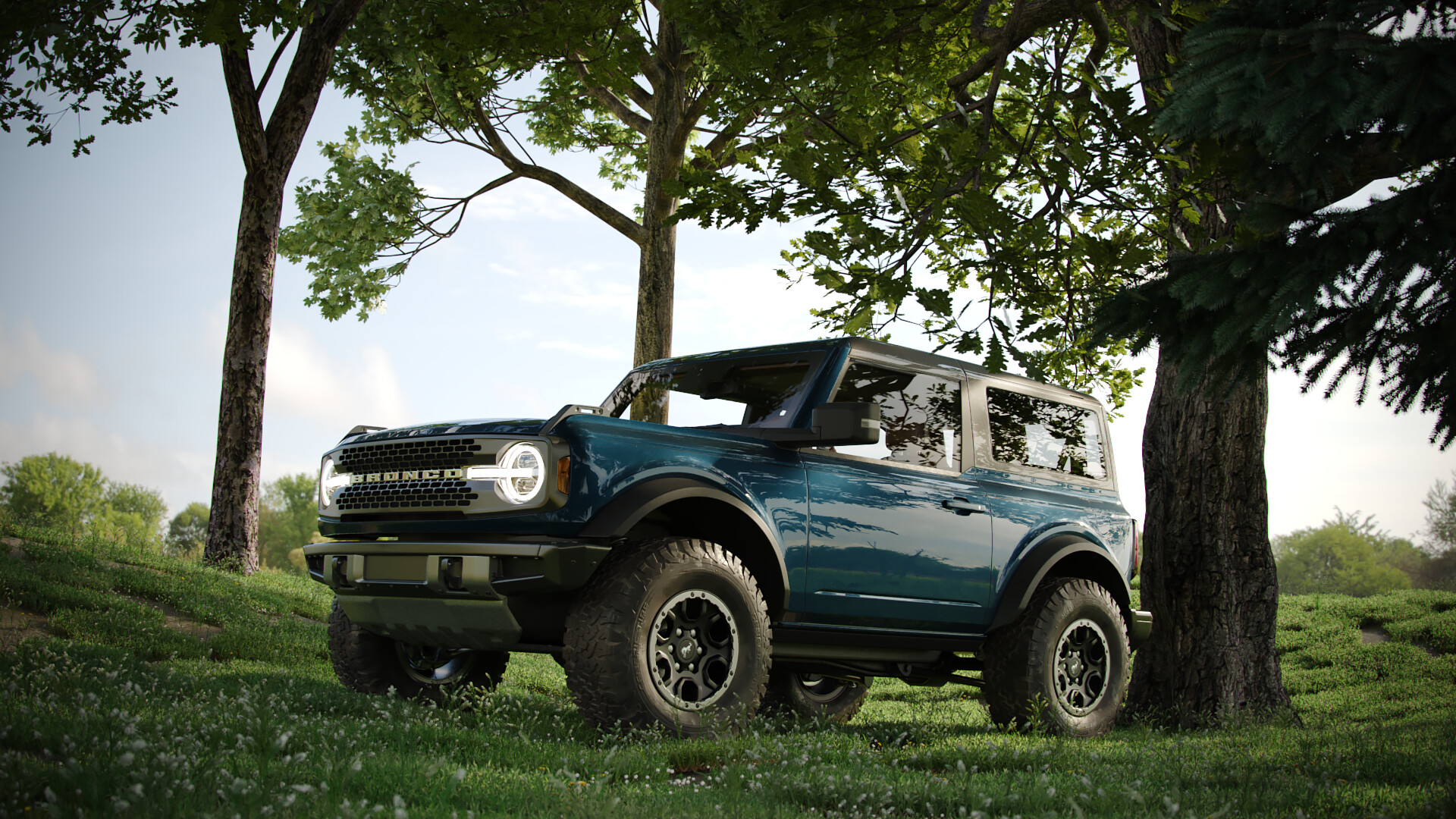 ArtStation - Ford Bronco Automative Rendering