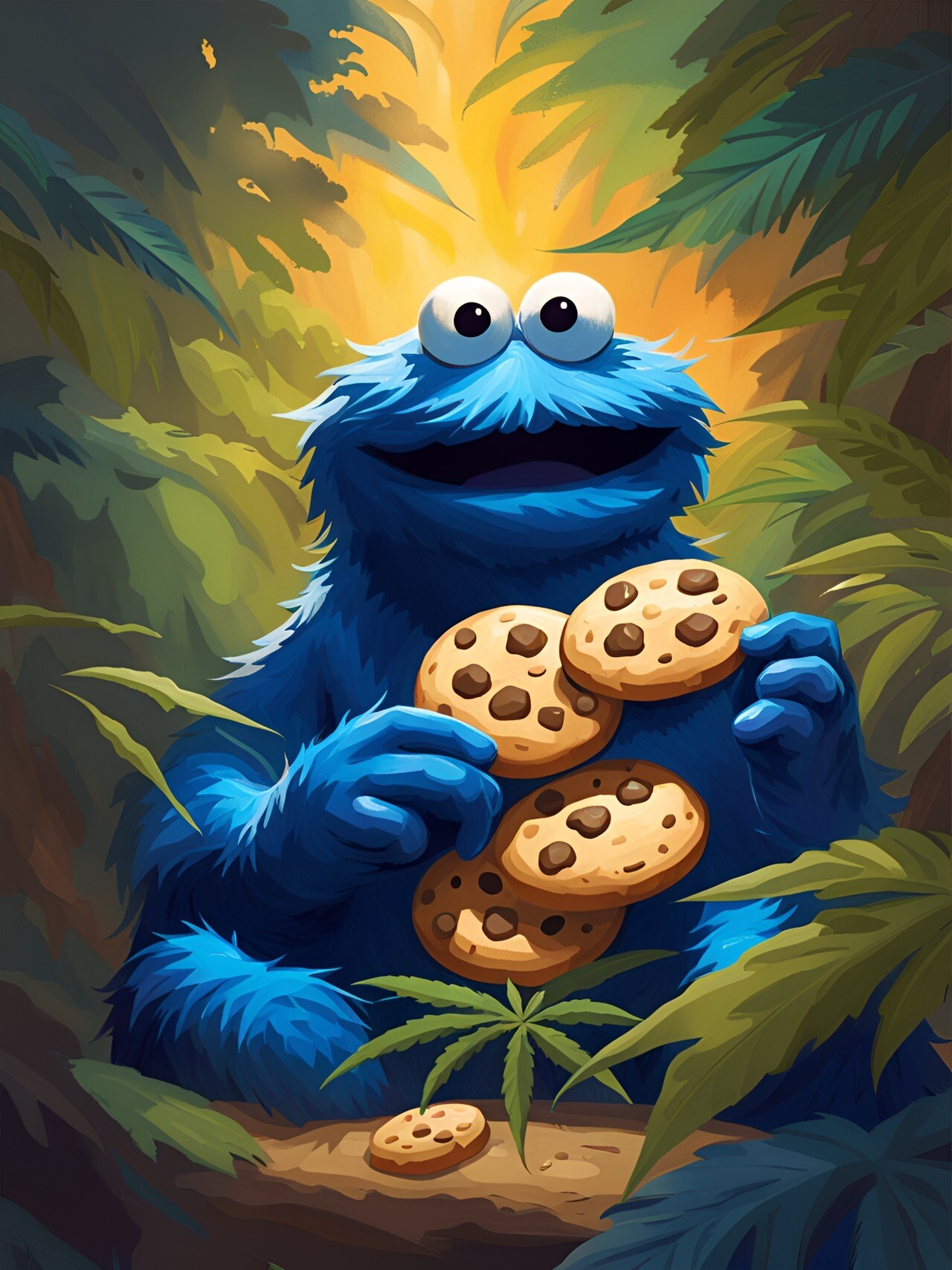 ArtStation - The Monster and His Cookies!