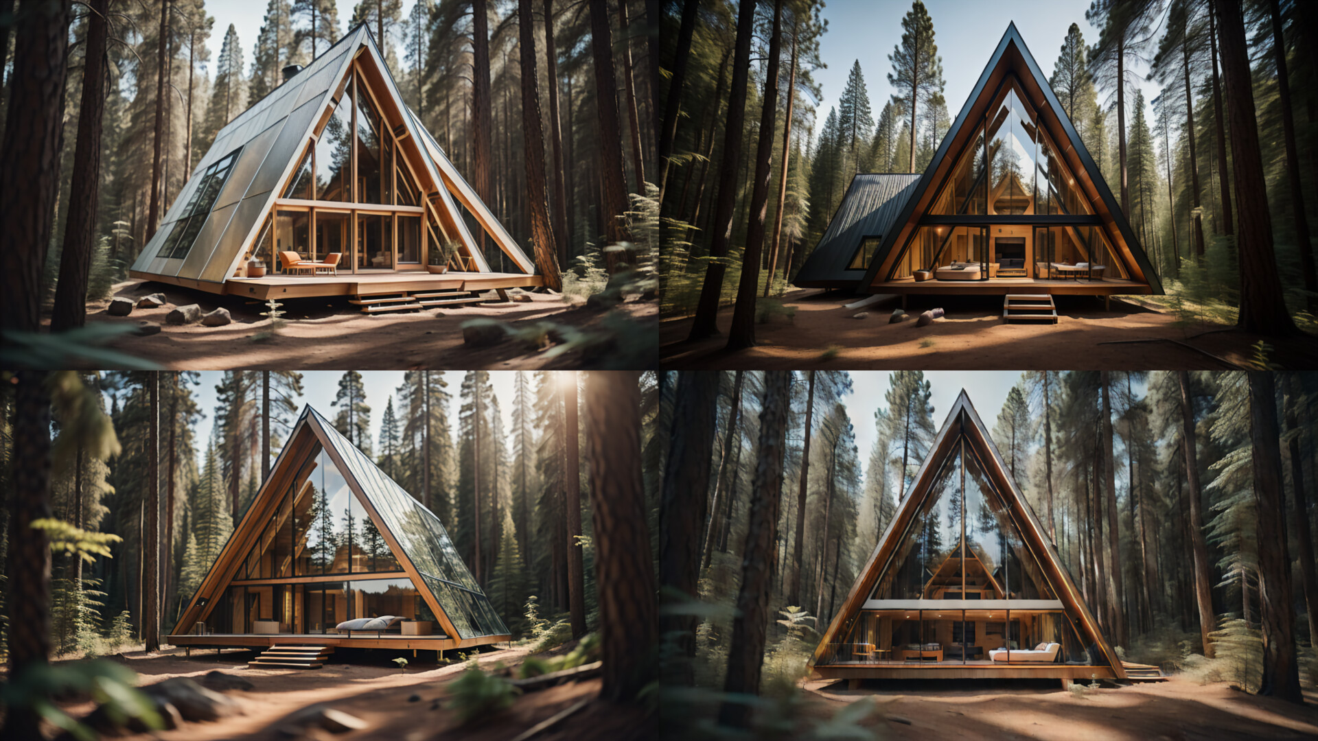 Delia Wright - Contemporary A-Frame Cabin