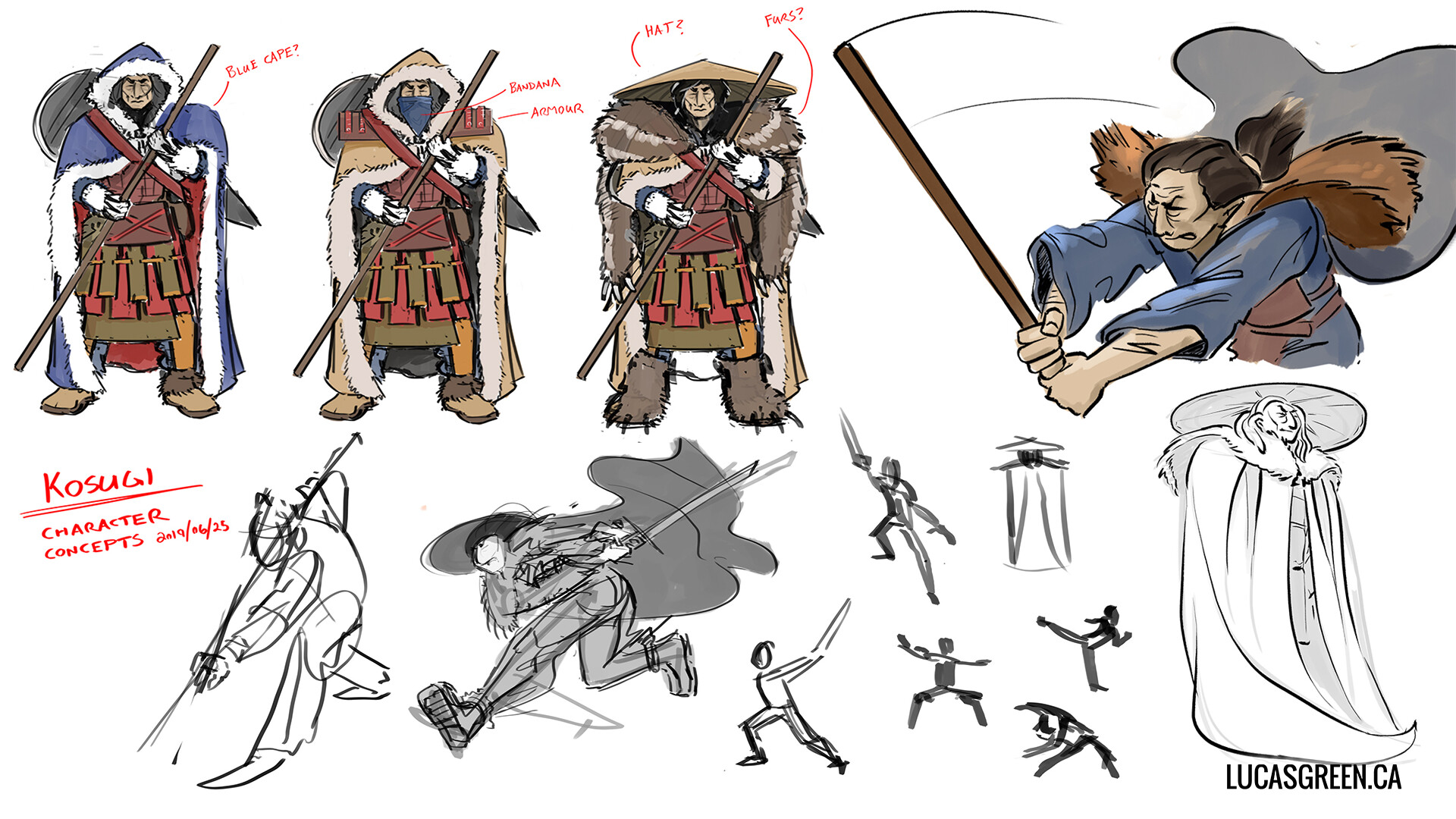 Lucas Green - King Warrior - Kosugi Character Design