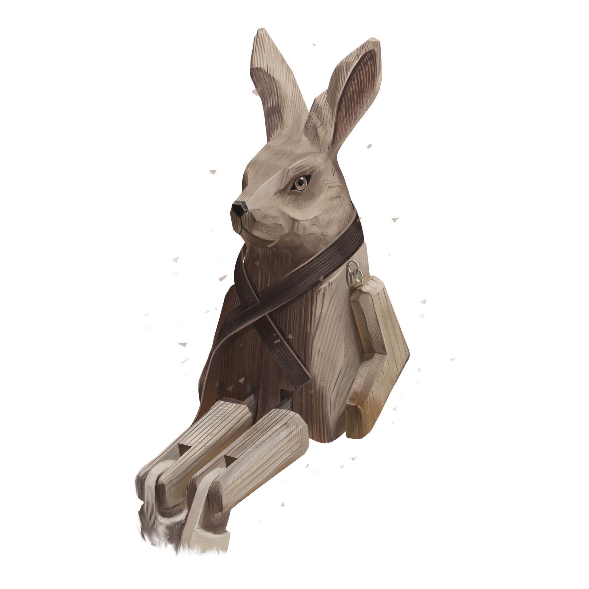 Monty Python Wooden Rabbit