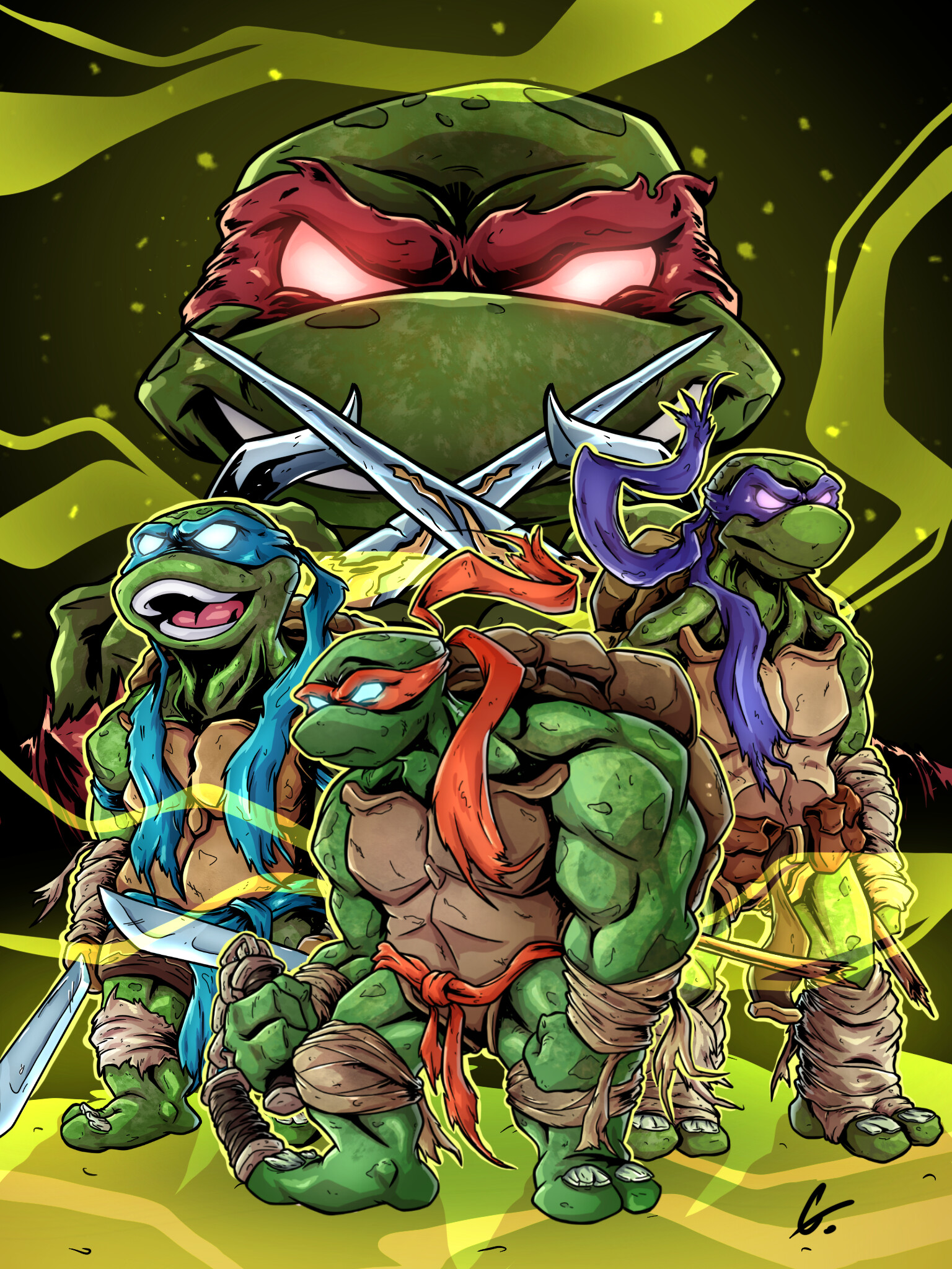ArtStation - Teenage Mutant Ninja Turtles fanart