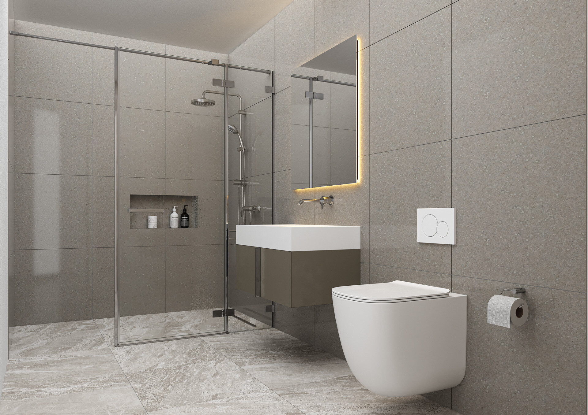 ArtStation - BATHROOM VISUALIZATION