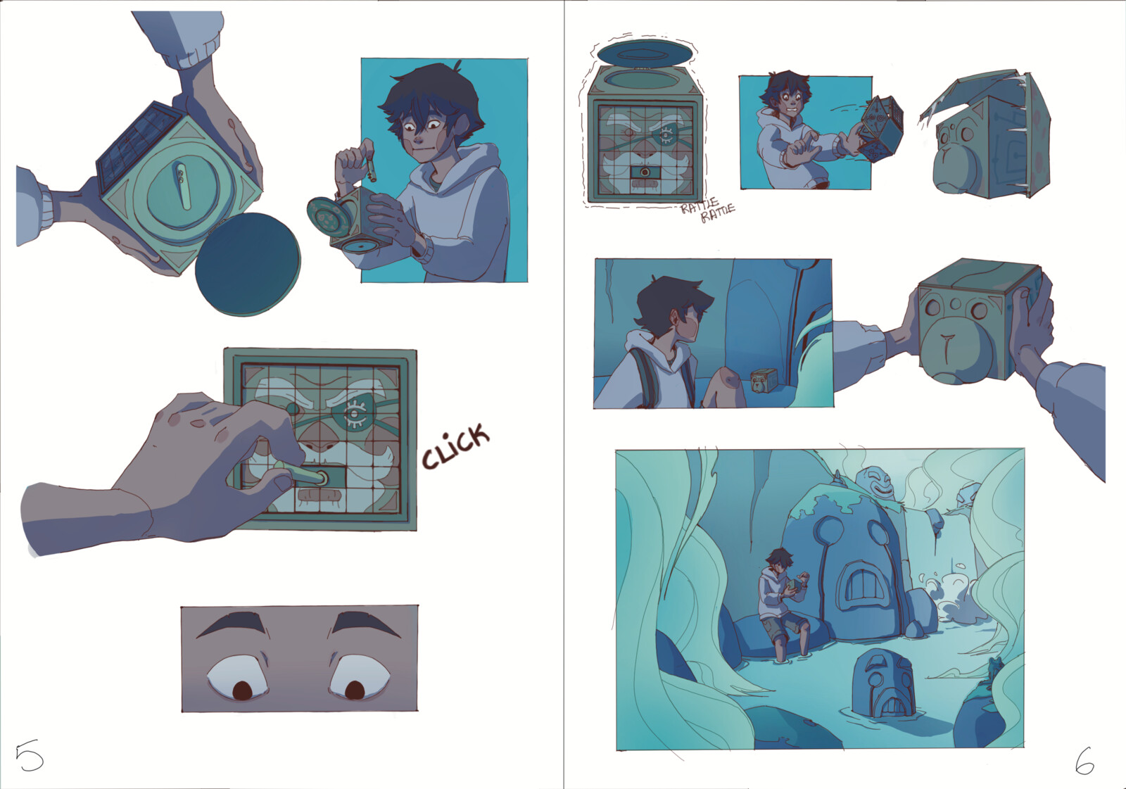 Alex Stefanis-Pons - The Box Comic