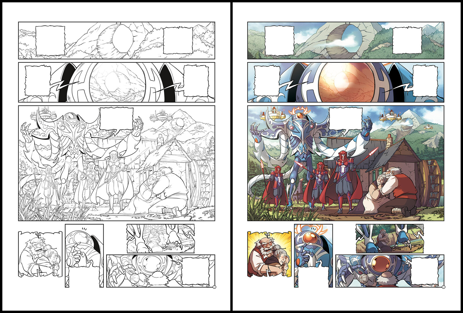 Pop - Les Légendaires Résistance #2 | Comic book colors