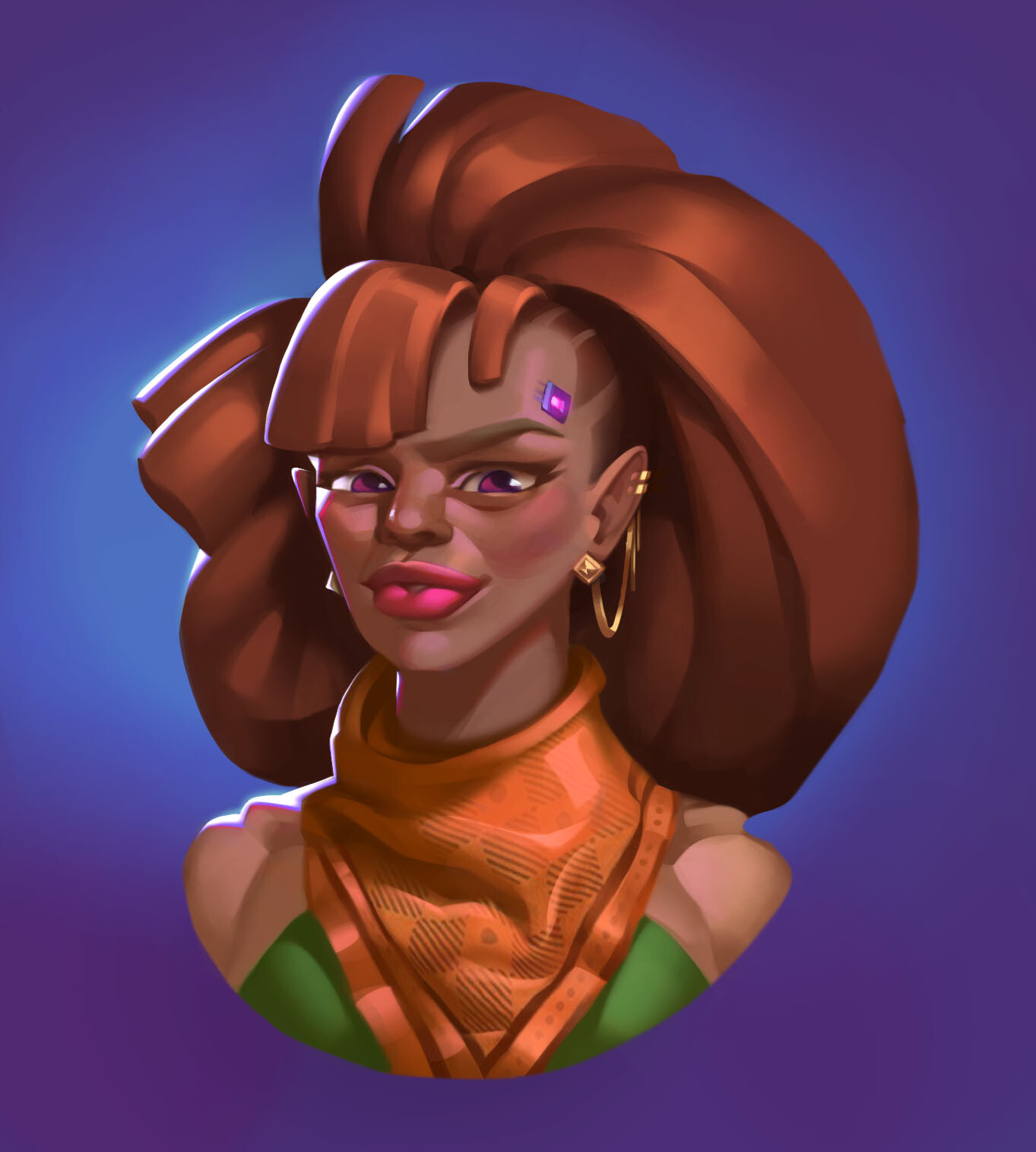 ArtStation - 2D Character art, portrait of character