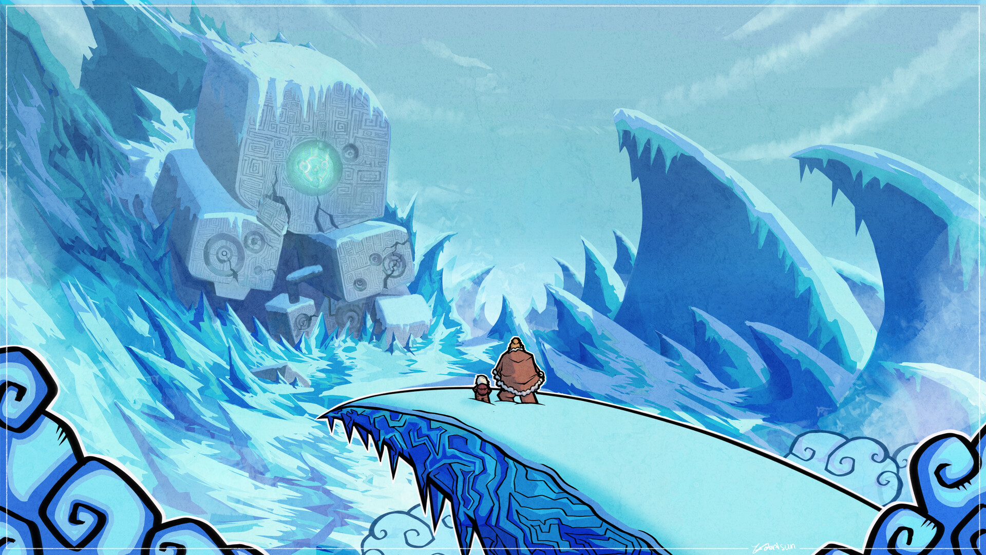 ArtStation - Wayfaring North Frozen Sea