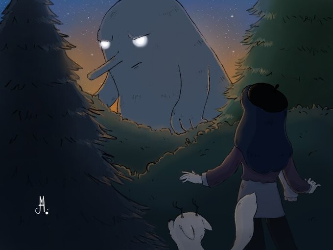 ArtStation - Hilda and the Troll