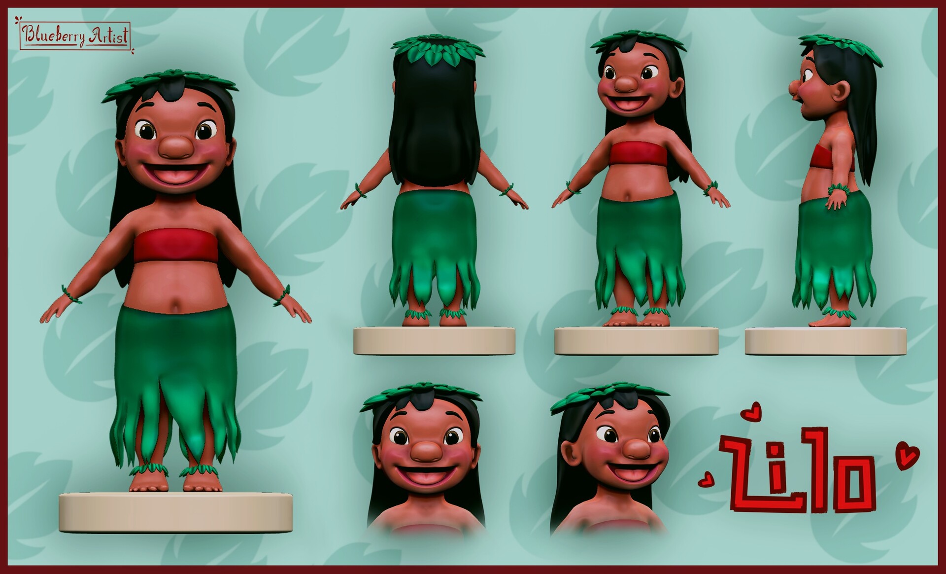 ArtStation - Lilo 3D model 🌺