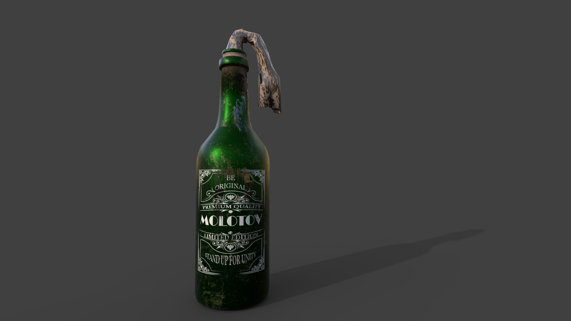 ArtStation - Molotov Cocktail Game Ready