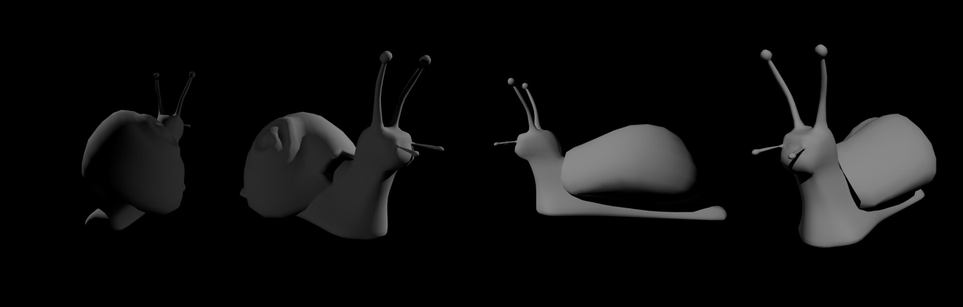 ArtStation - Snail/Slug (personal project wip)