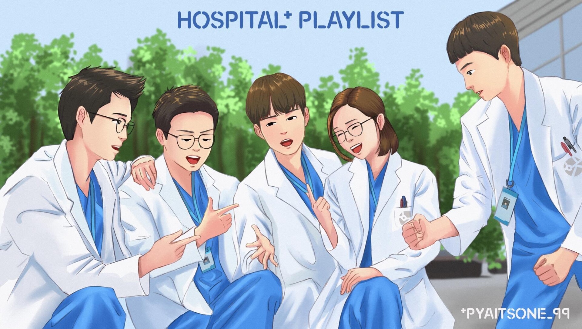 Artstation 15 August 2023 Hospital Playlist Fanart