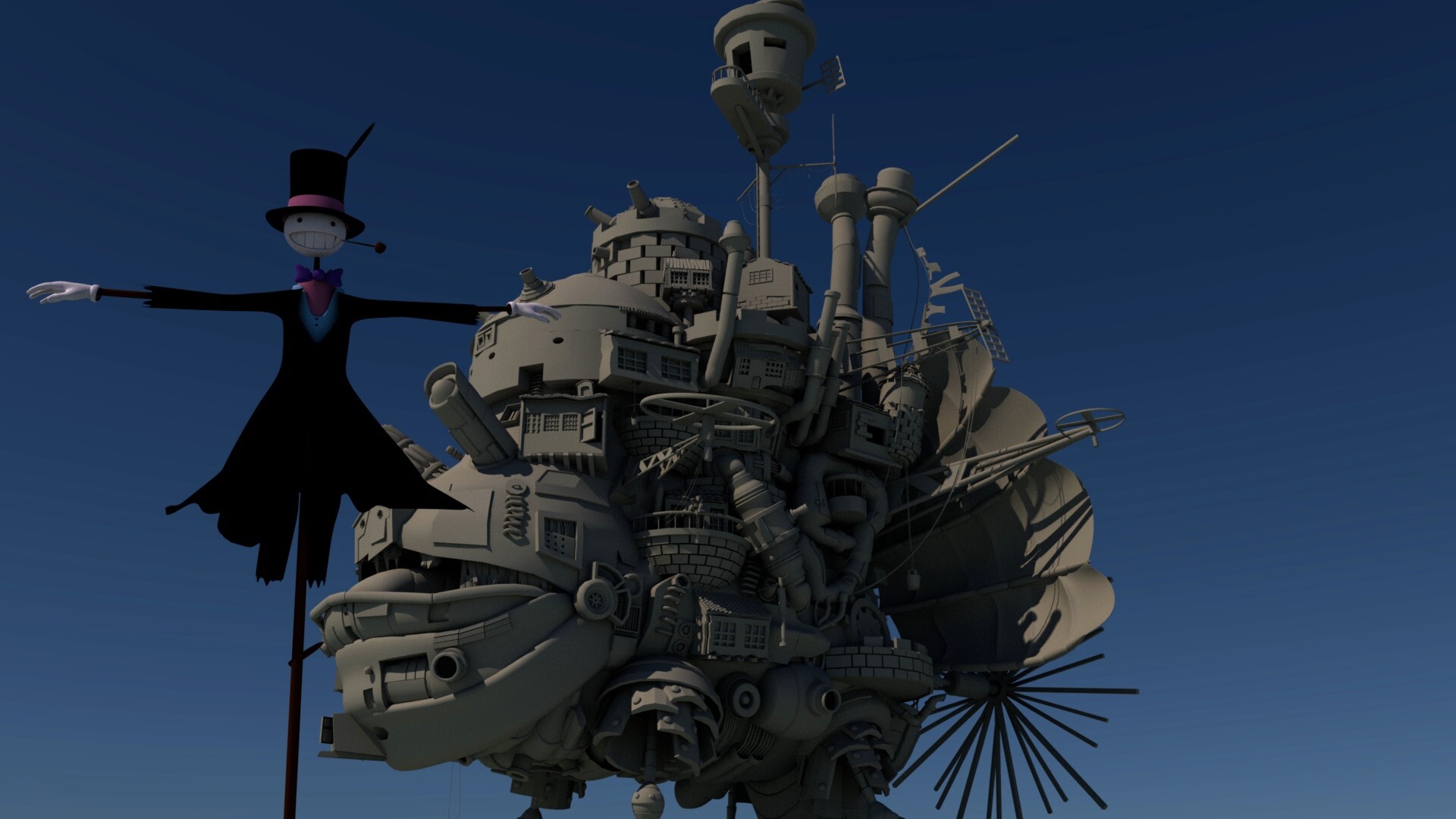 ArtStation - Howl's Moving Castle - Detailed 3D Model