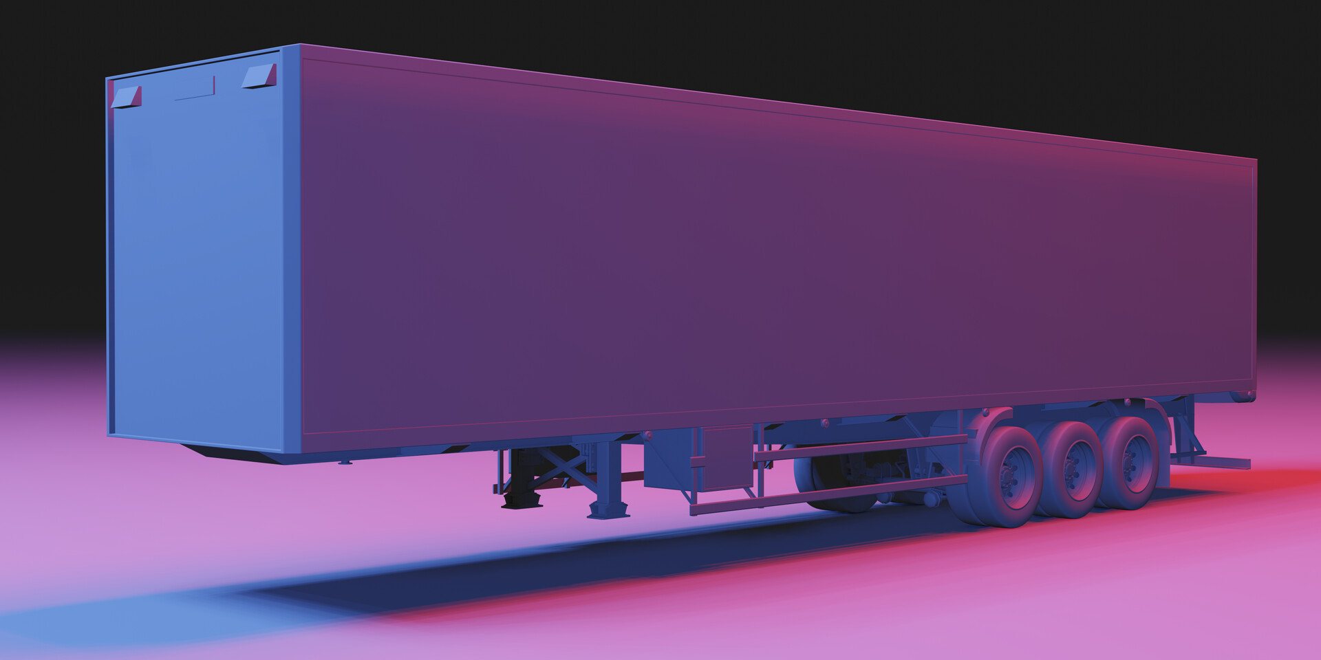 ArtStation - Truck Trailer Randon