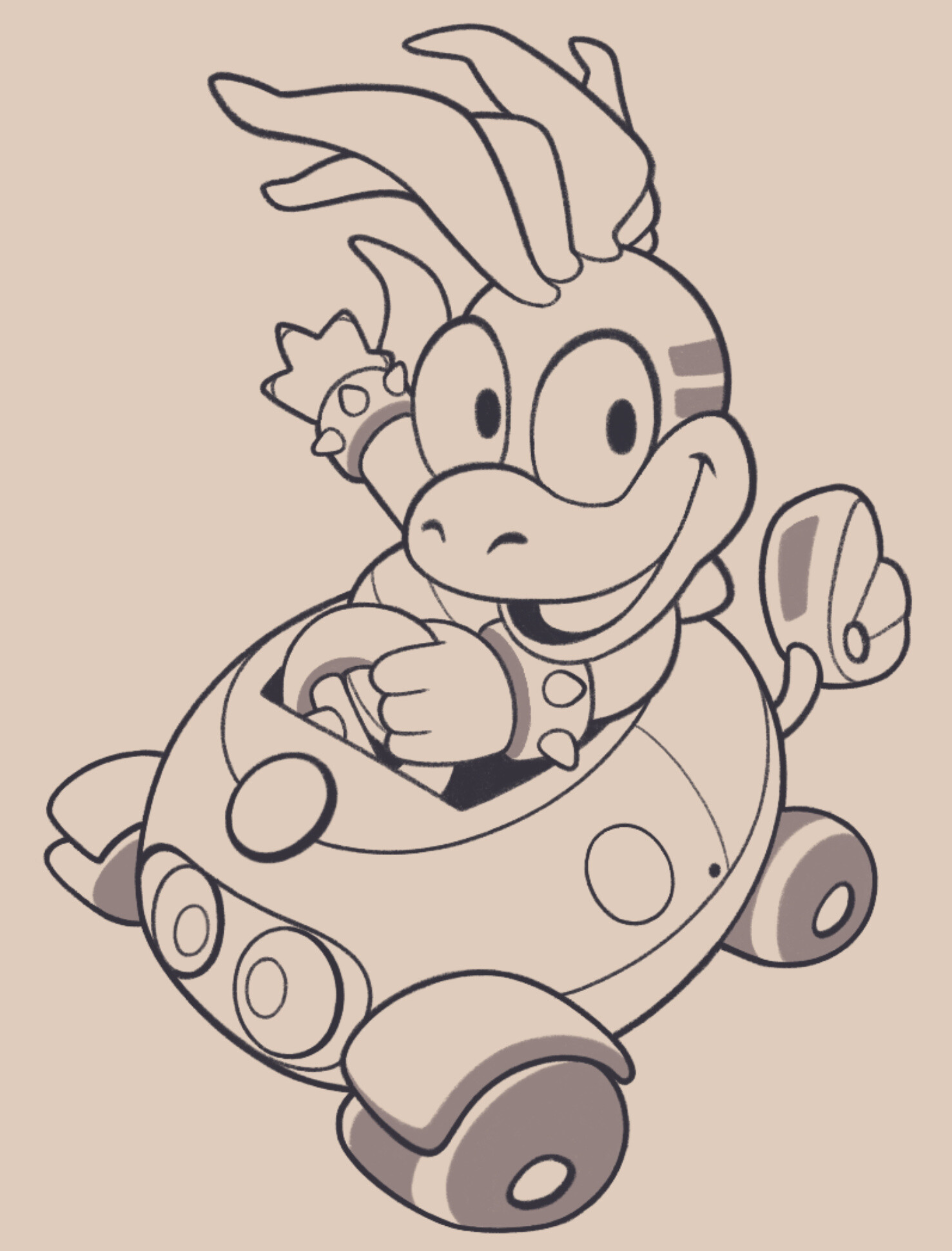 lemmy mario coloring pages