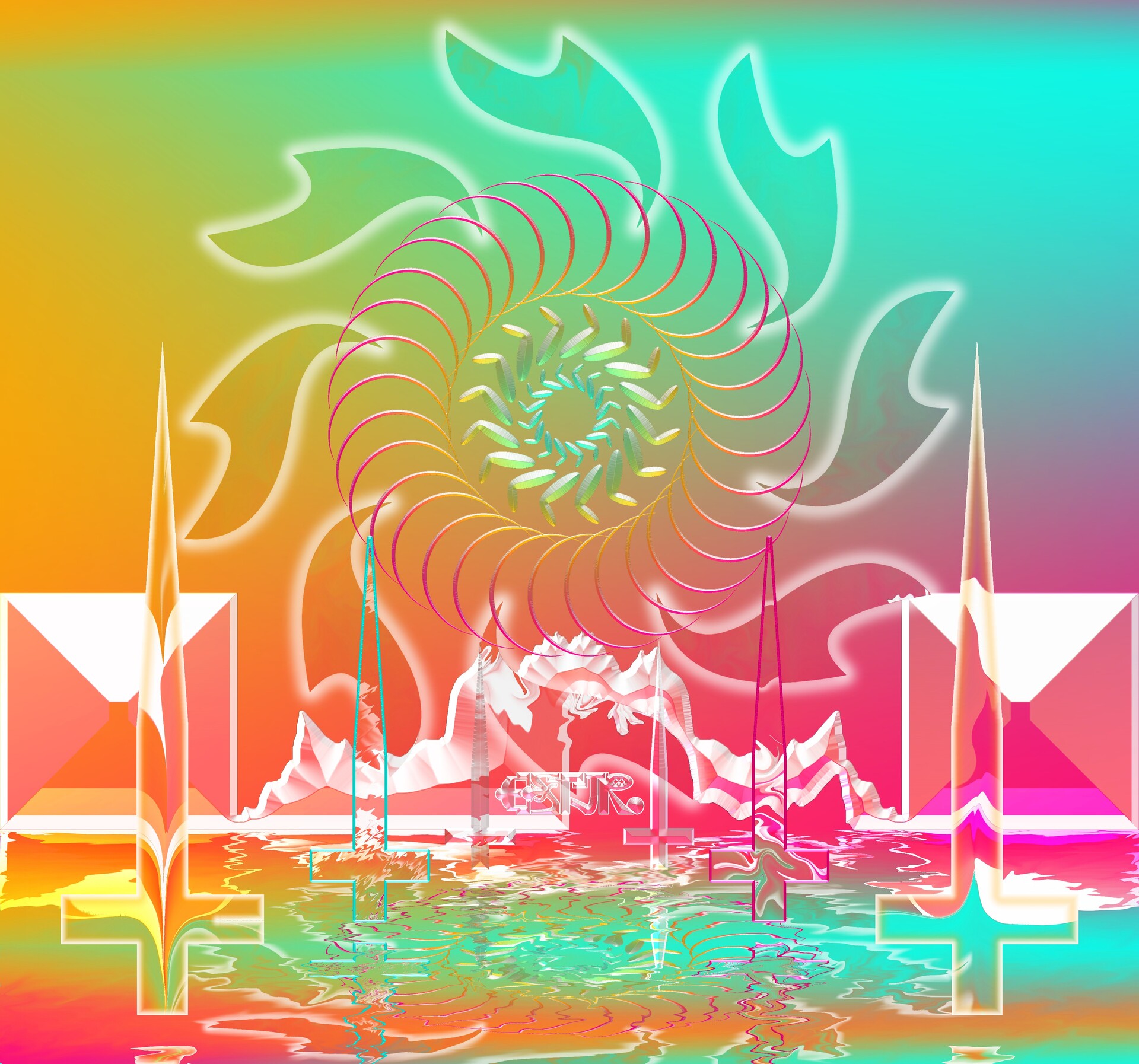 ArtStation - ESTJR. - A Stealth Distortion : Fractals & Swords 8/18/23