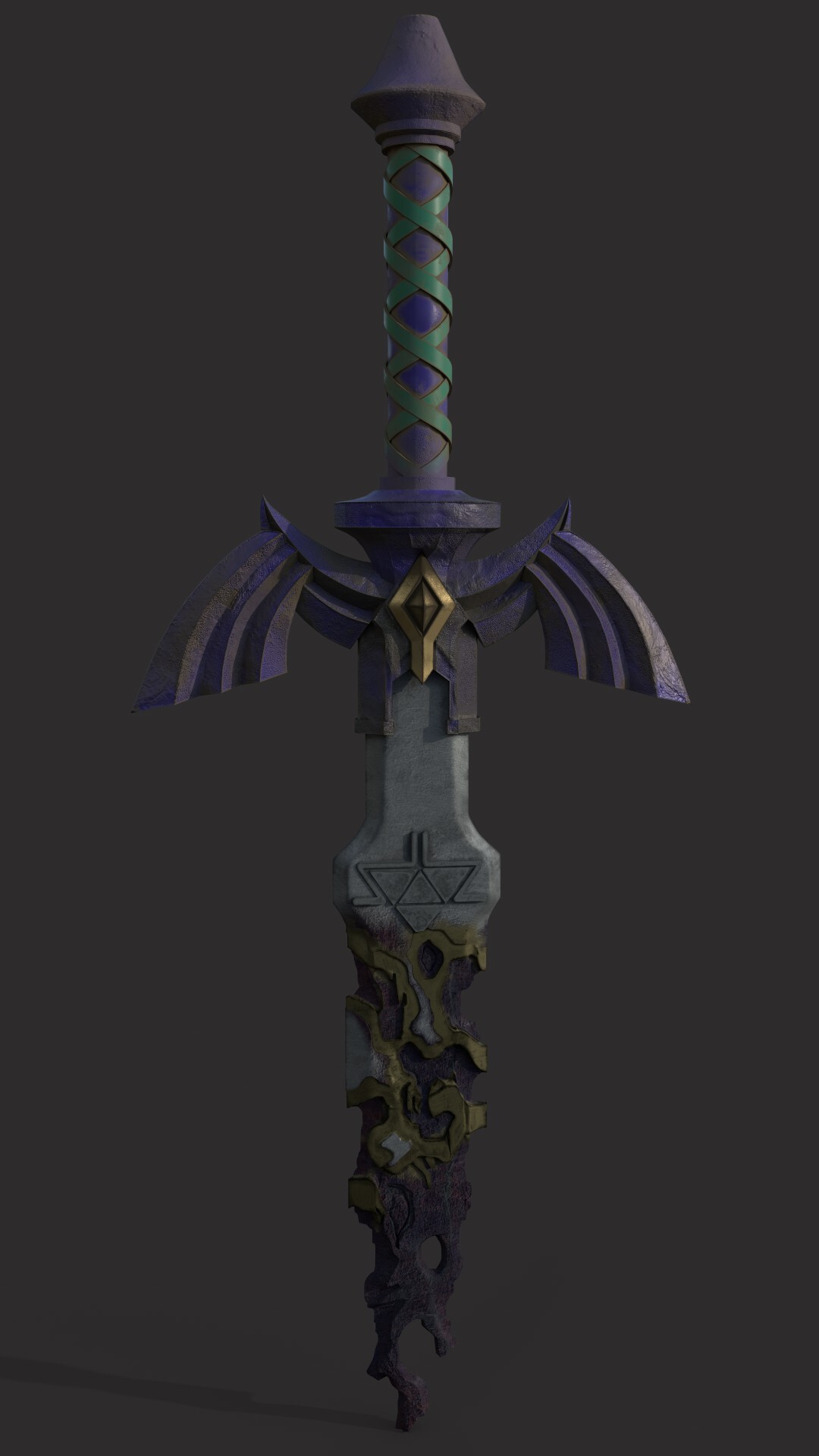 ArtStation - Broken Master Sword - The Legend of Zelda: Tears of The ...